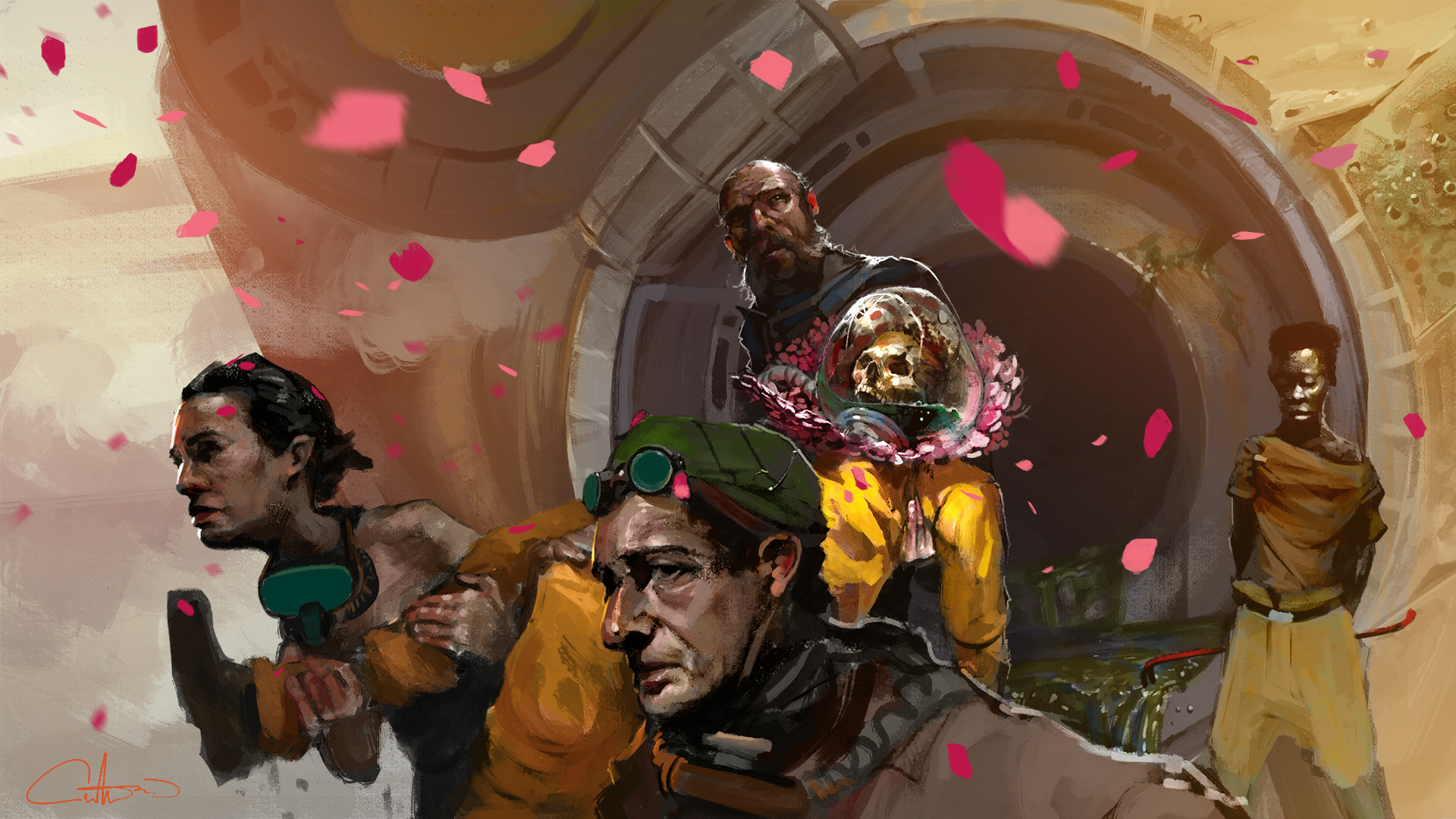 ArtStation - Beyond Human Keyframe challenge — Frame 2 — A Hero's Return