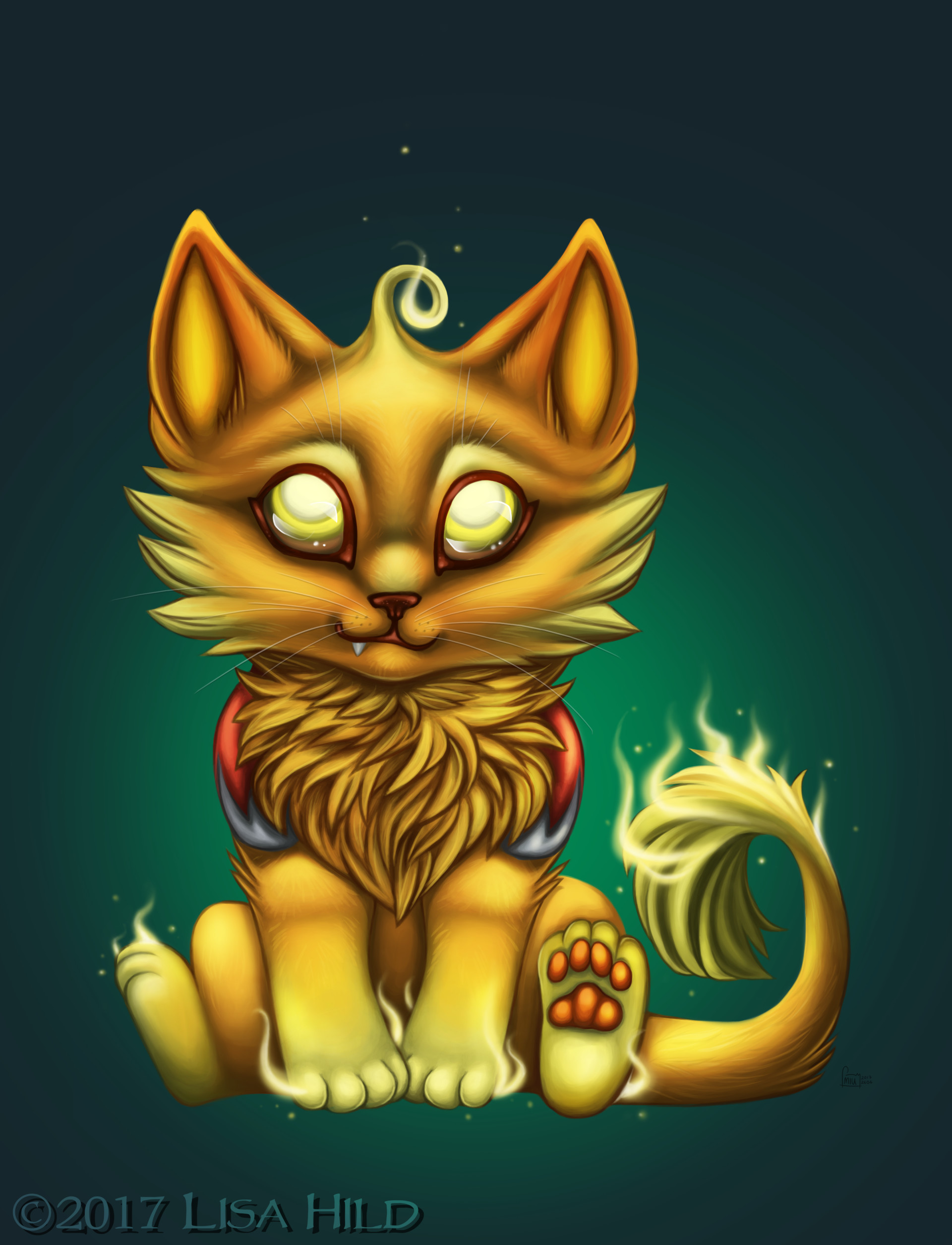 ArtStation - Cinder Kitty