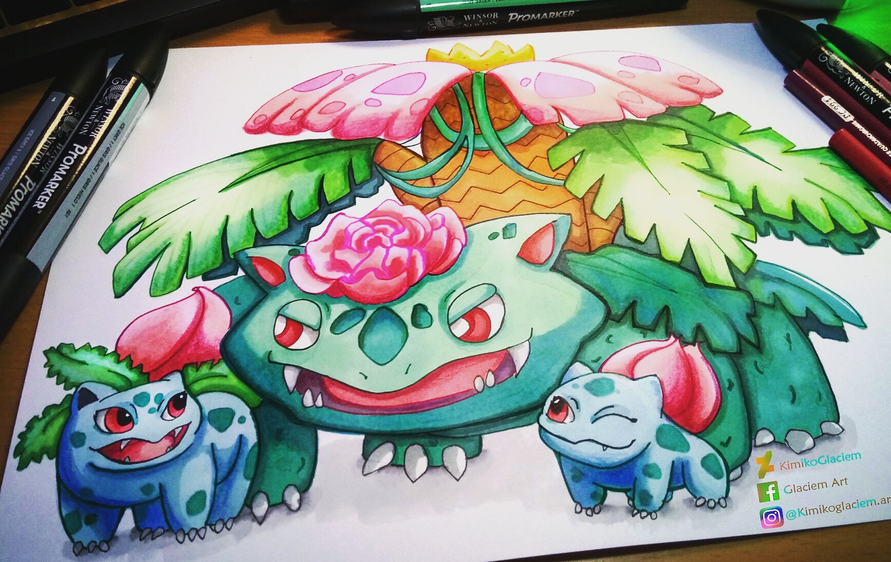 ArtStation - Bulbasaur Family