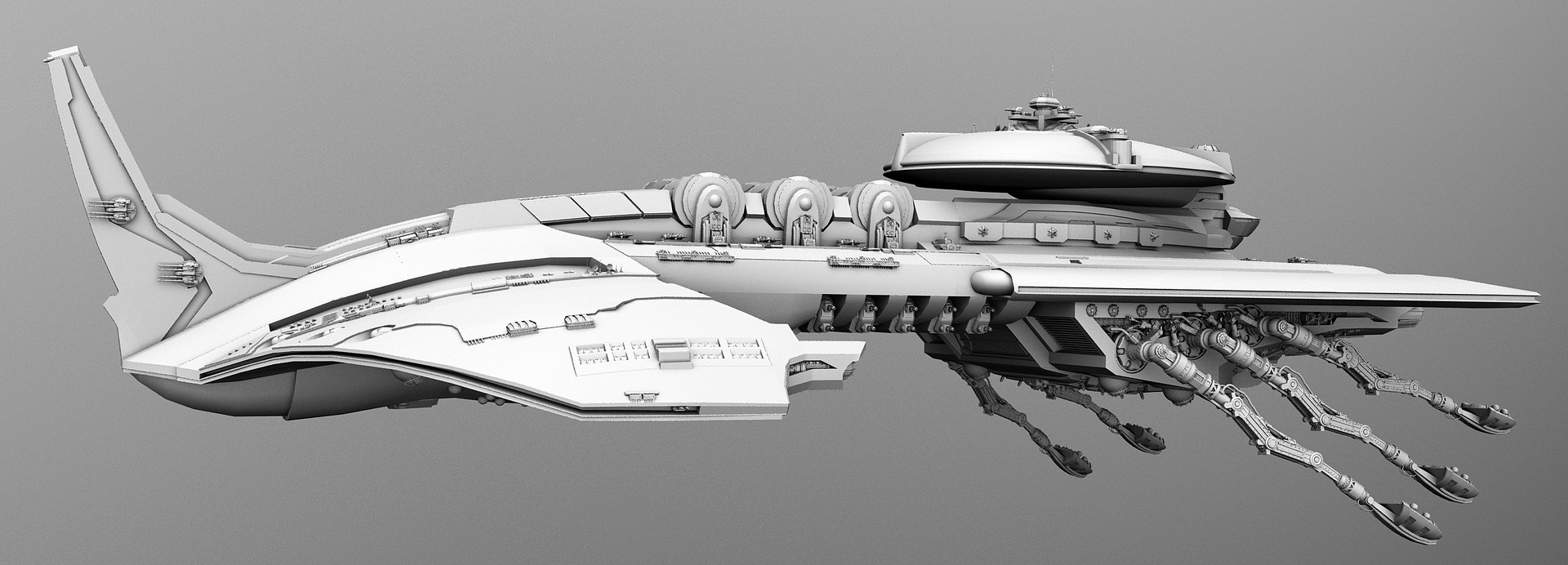 ArtStation - Space Viking Cruiser