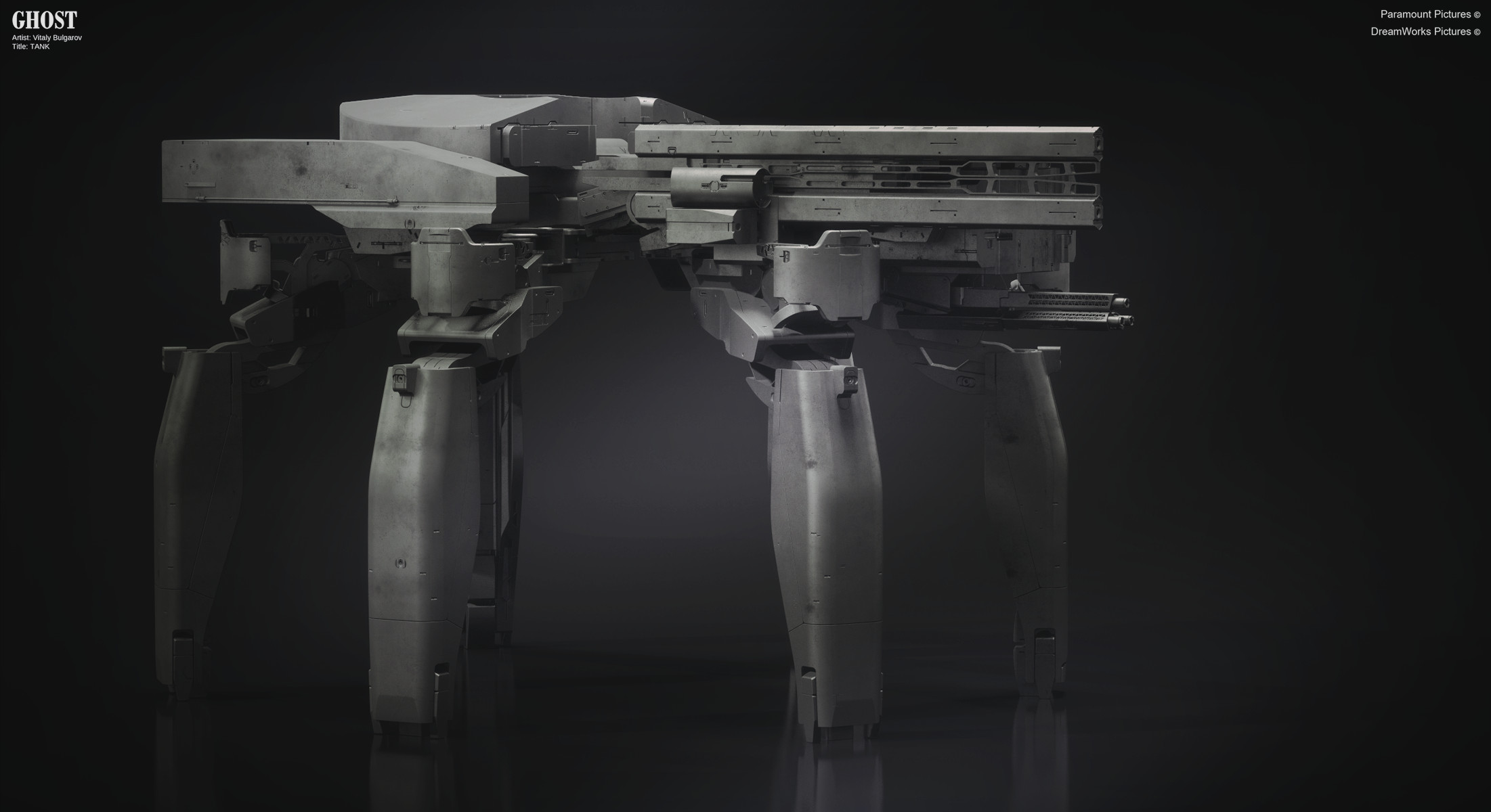 Vitaly Bulgarov - Concept Design work for "Ghost In The Shell" film