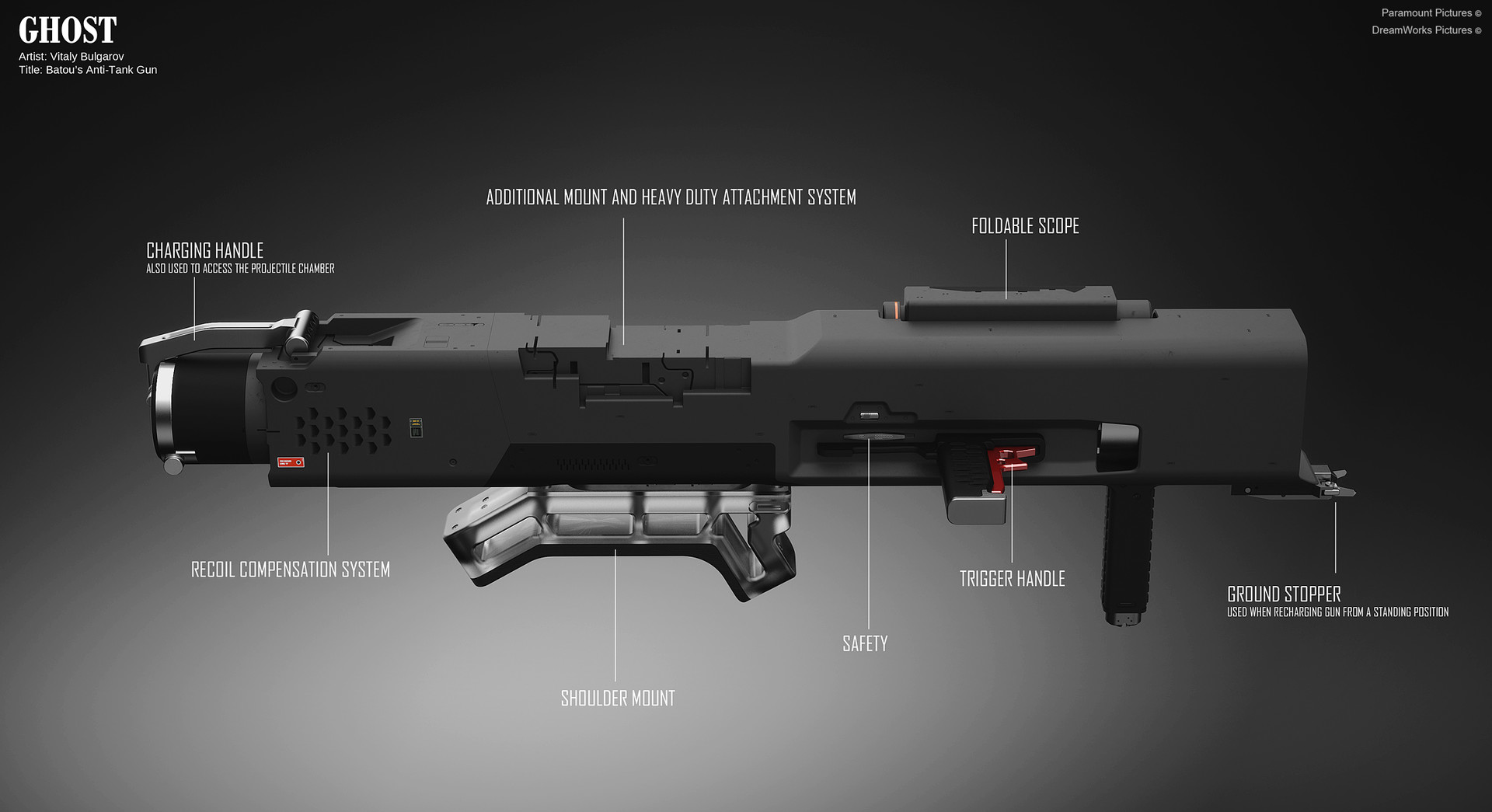 Vitaly Bulgarov - Concept Design work for "Ghost In The Shell" film