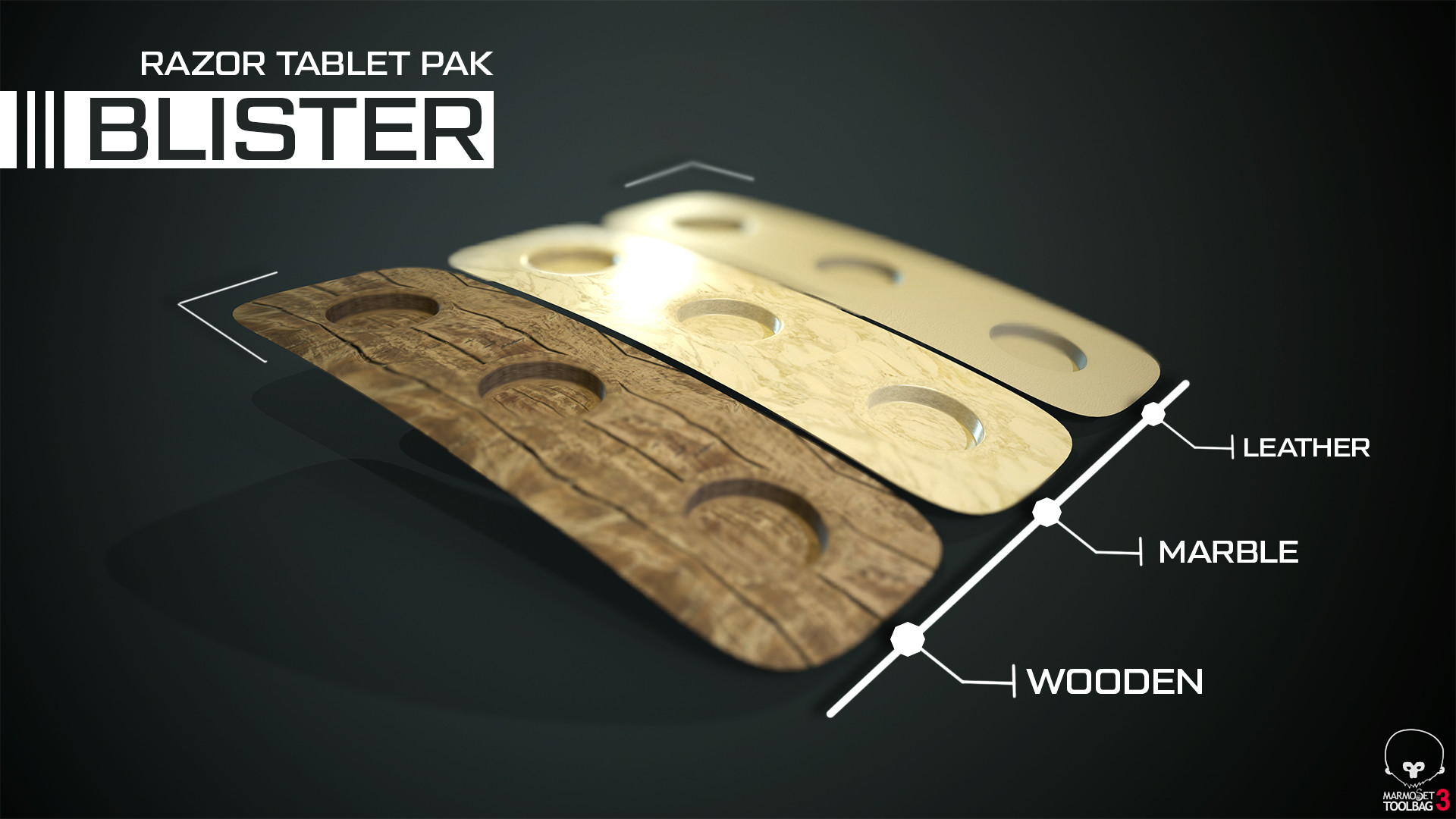 ArtStation - RAZOR TABLET PAK BLISTER