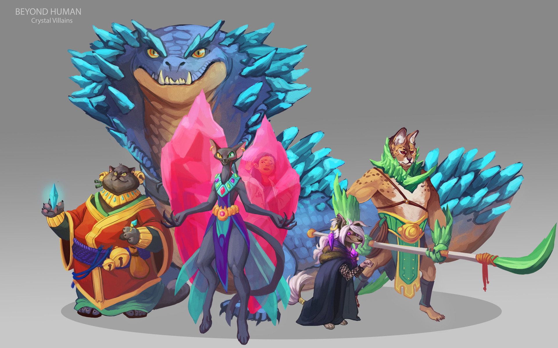 ArtStation - Beyond Human - Villains