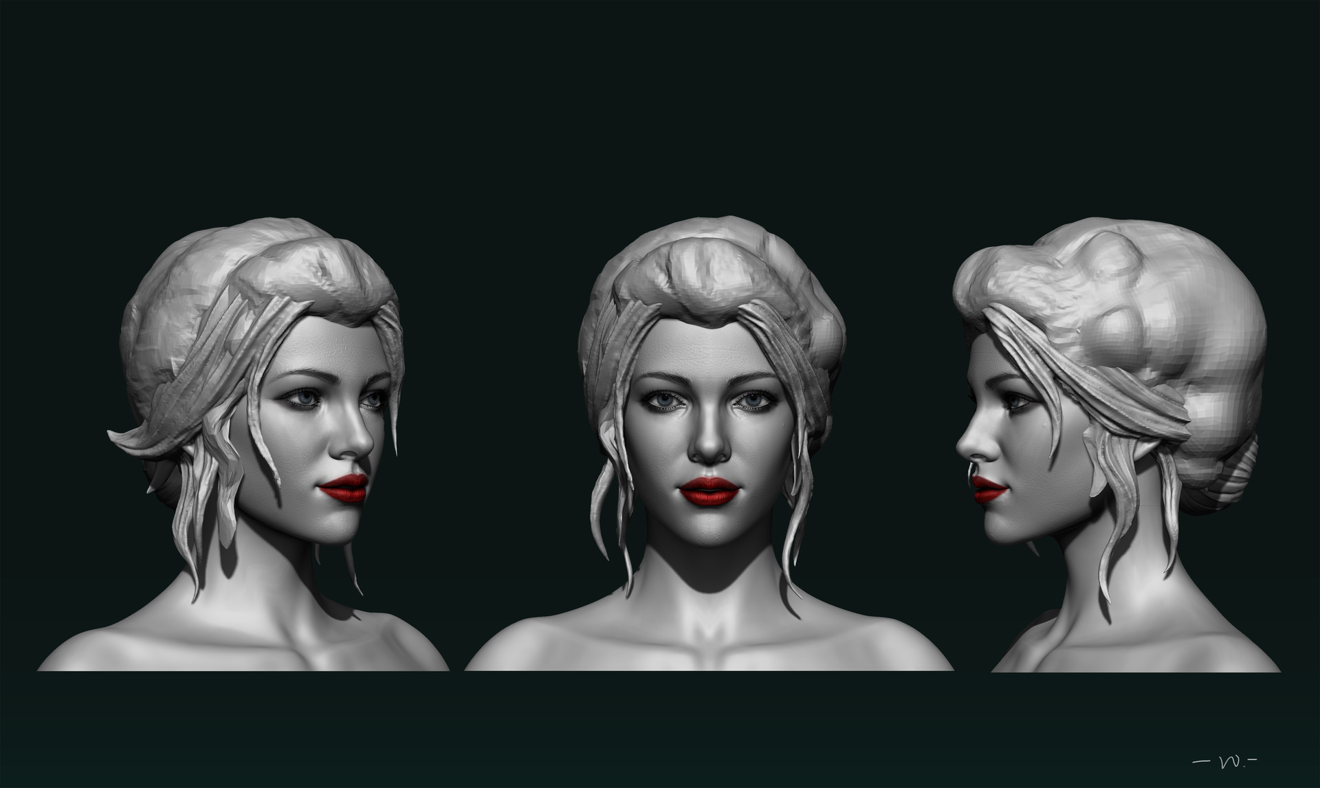 ArtStation - woman study