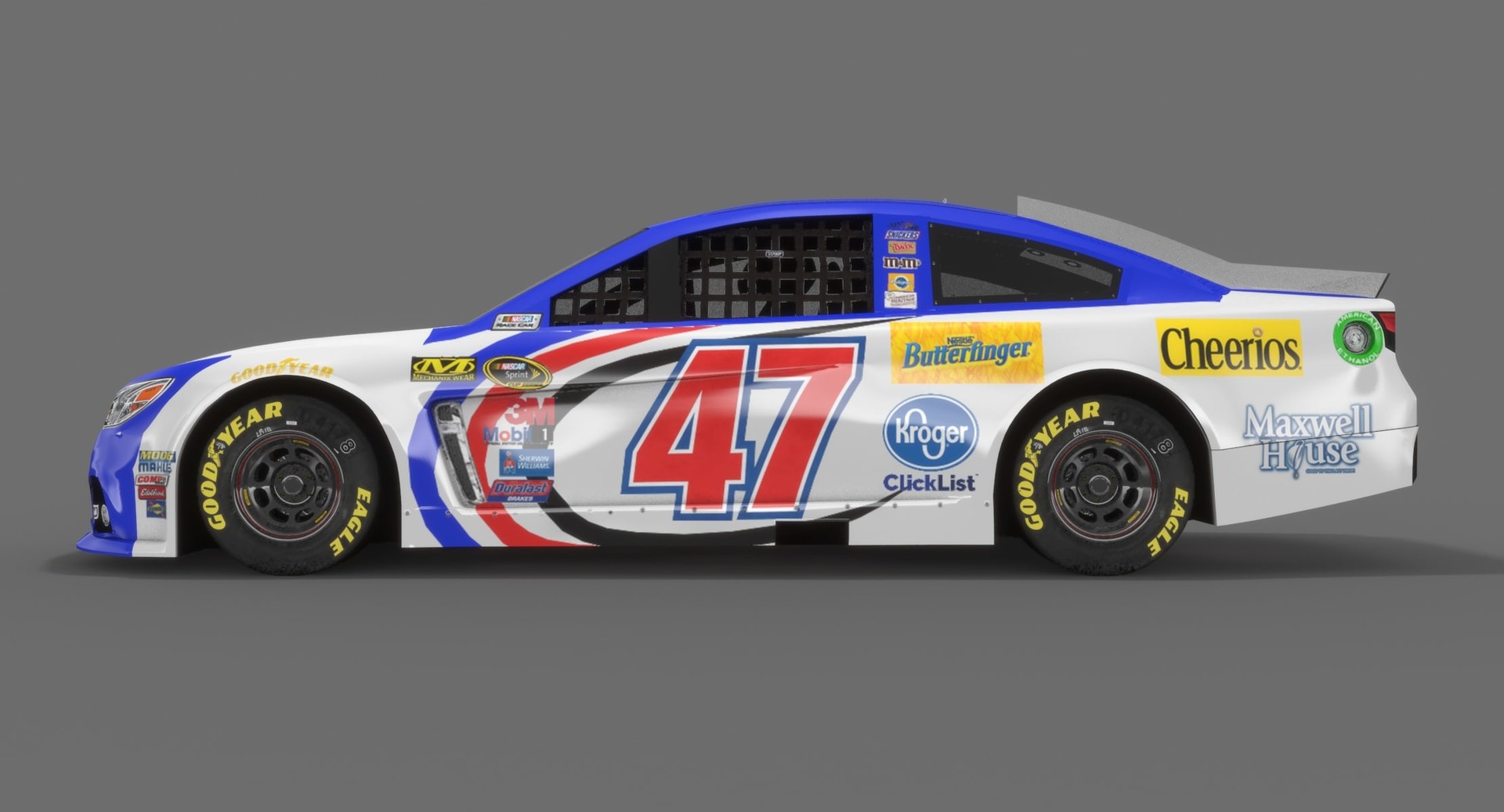 OpticalDreamSoft - JTG Daugherty Racing A. J. Allmendinger NASCAR ...