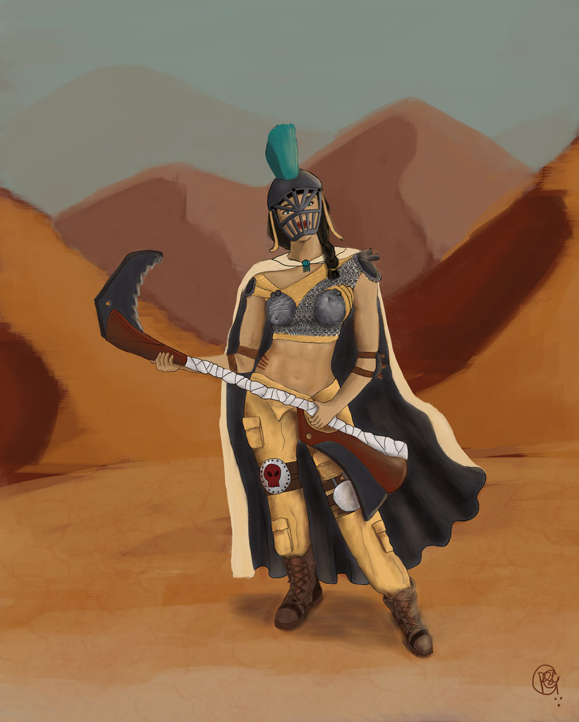 ArtStation - Princess Zai - Warrior of Light