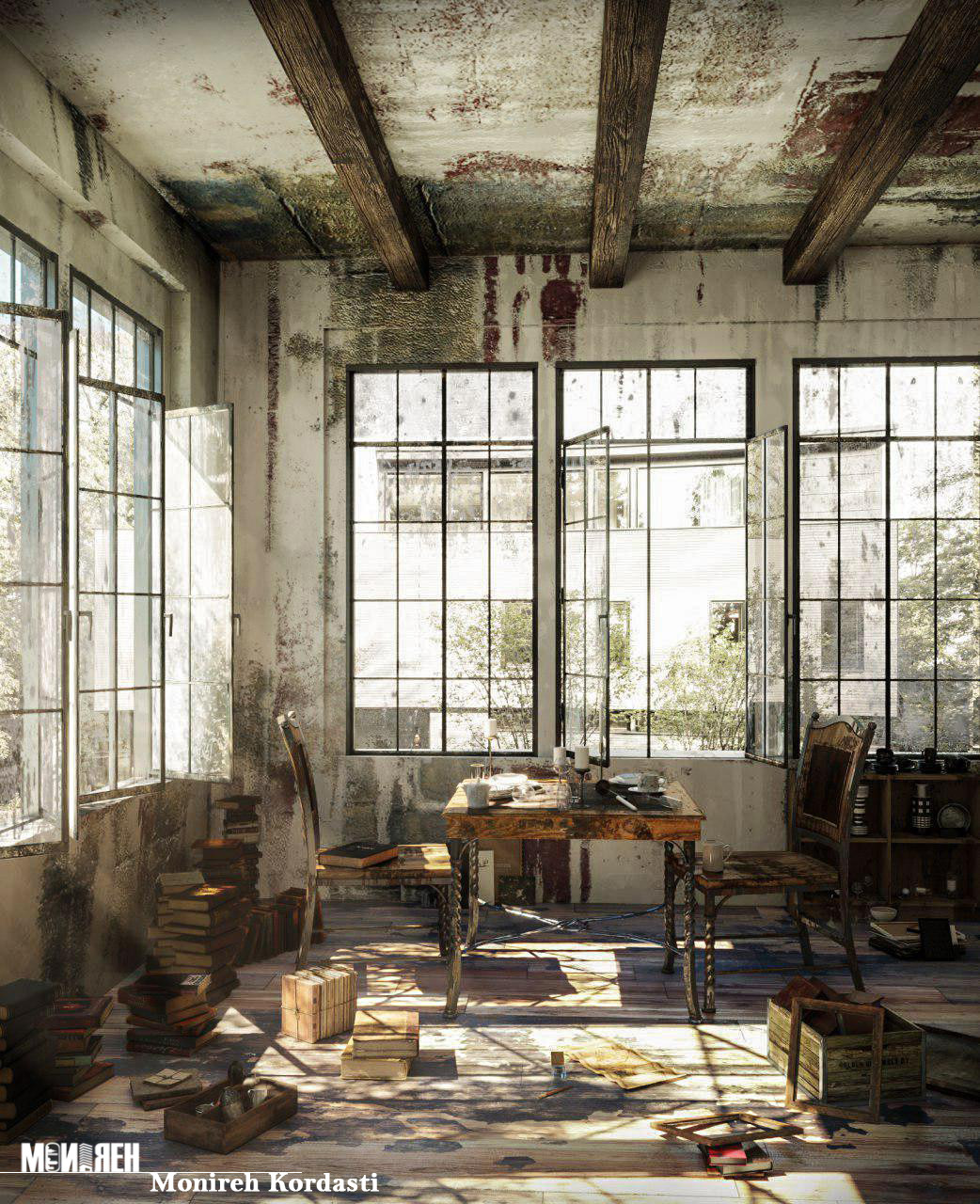 ArtStation - untidy room