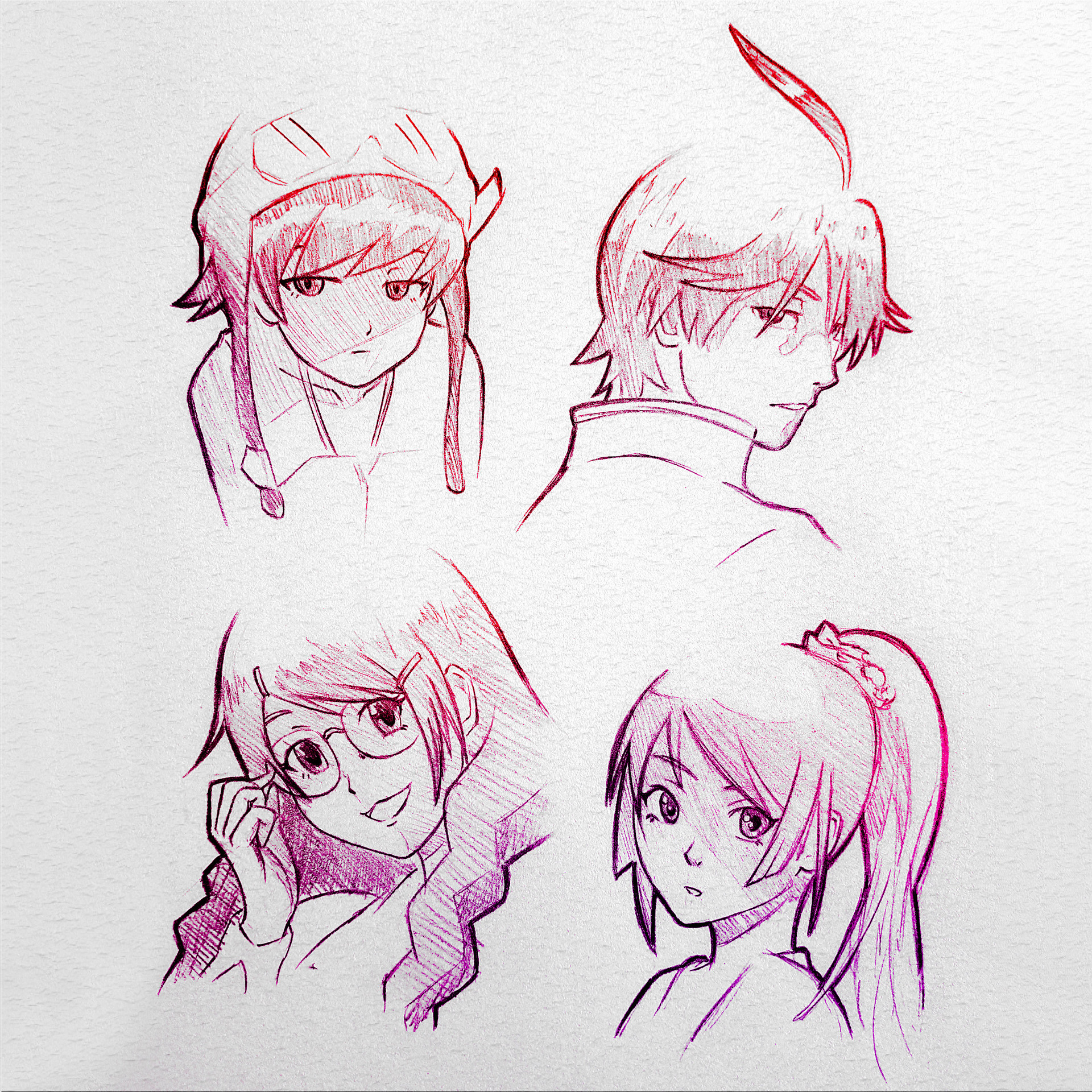 ArtStation - Monogatari sketches