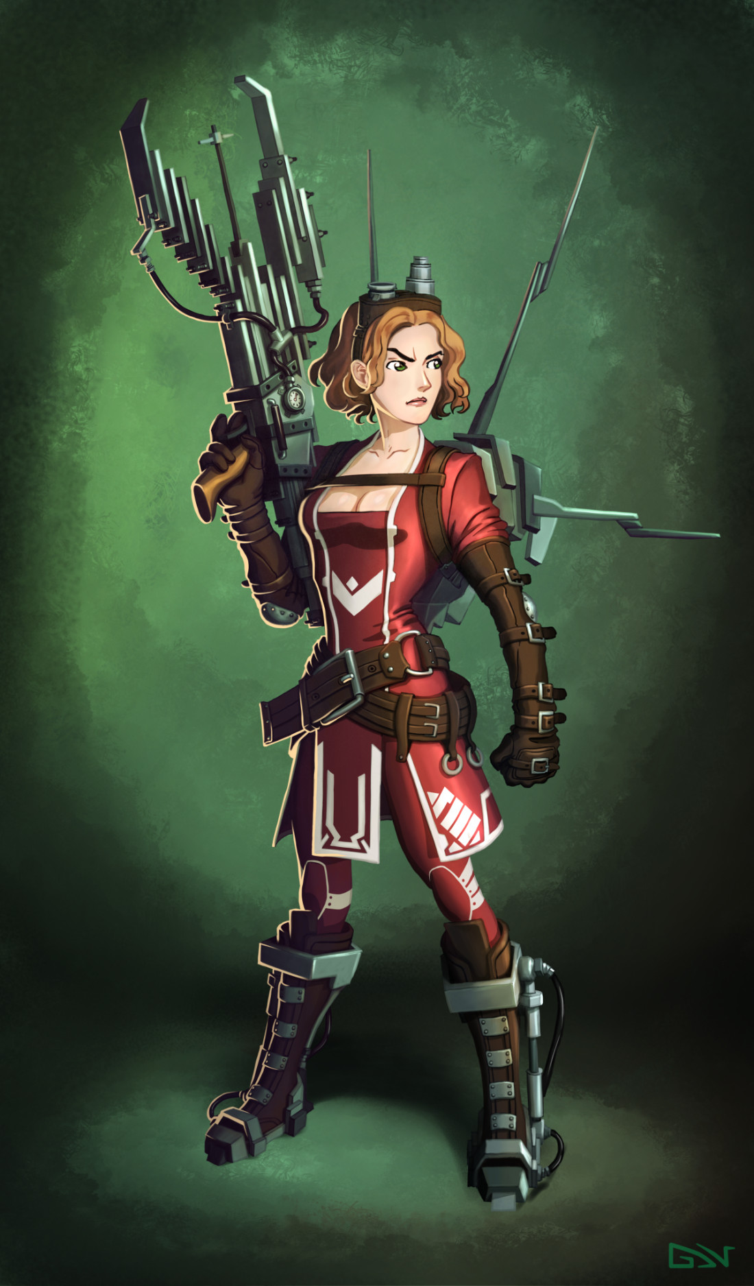 ArtStation - Indra the Electric Girl