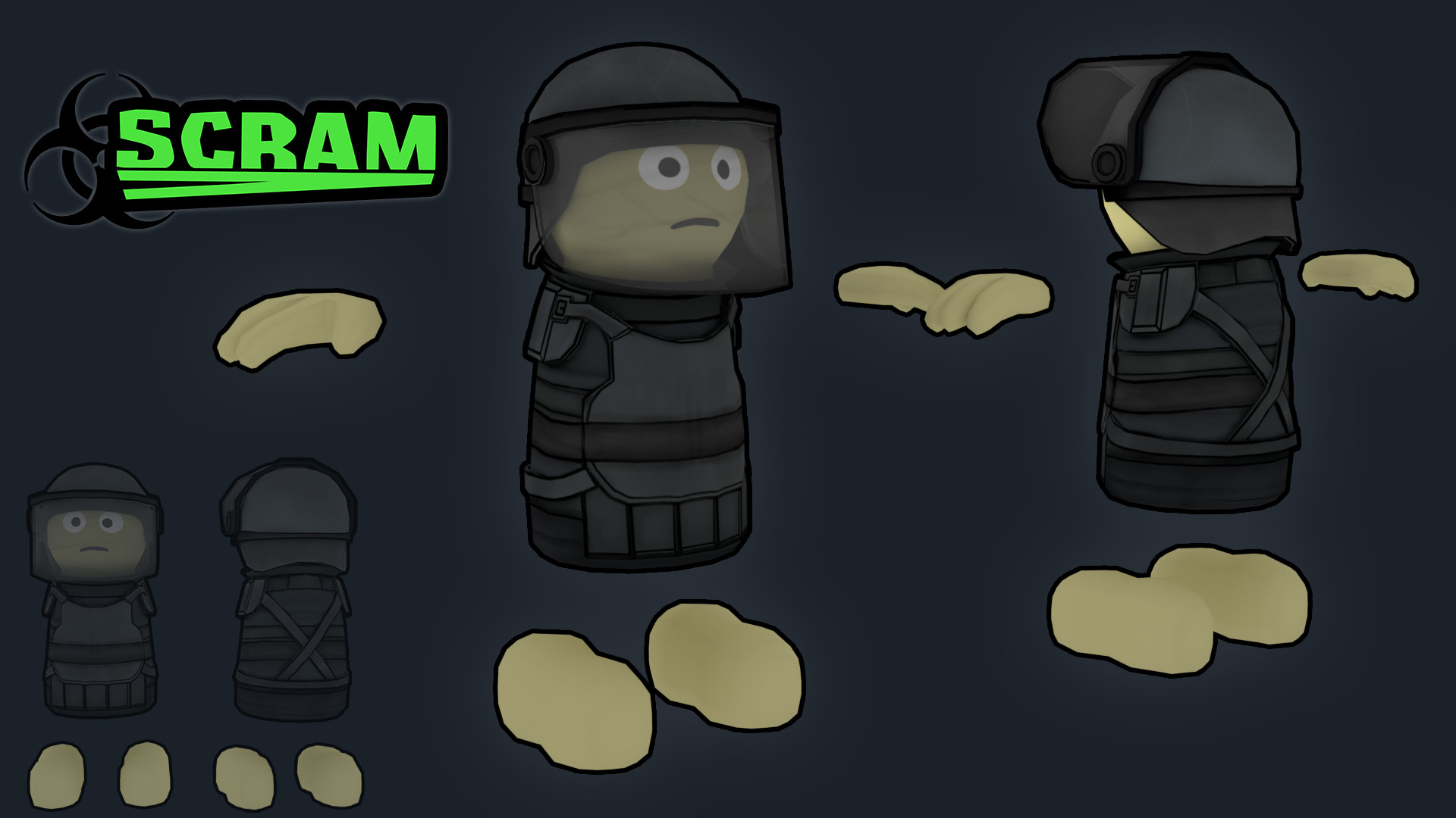 ArtStation - Riot gear - SCRAM