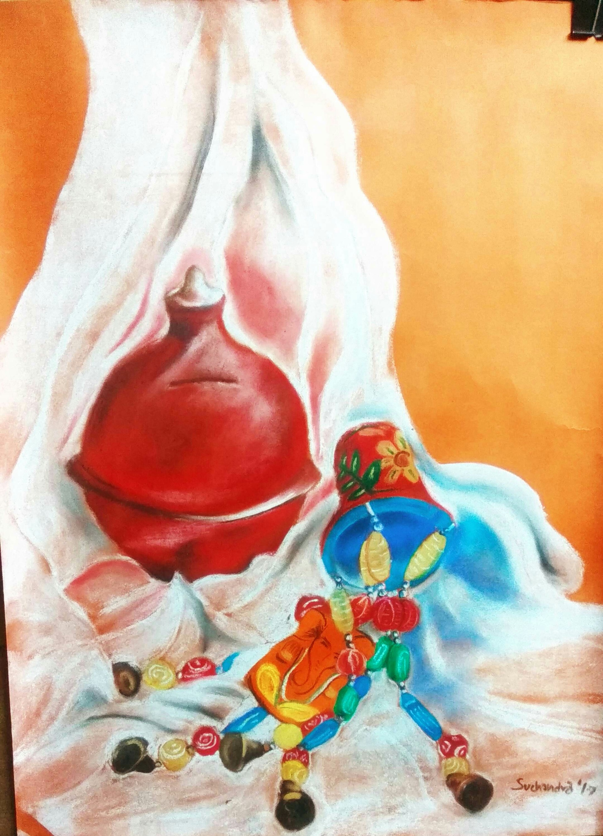 Suchandra Sen - soft pastel artwork