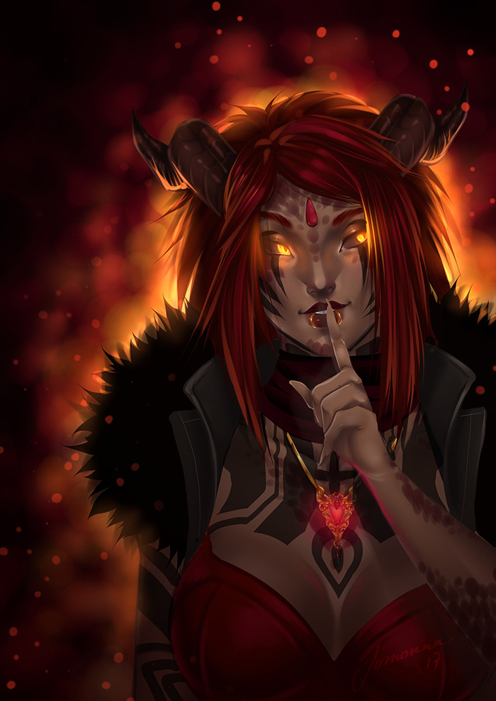 ArtStation - COMMISSION _Cinder