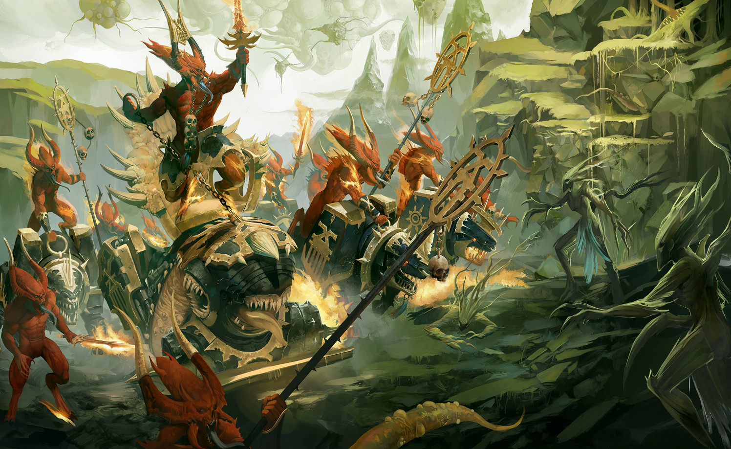 ArtStation - Blood Throne of Khorne