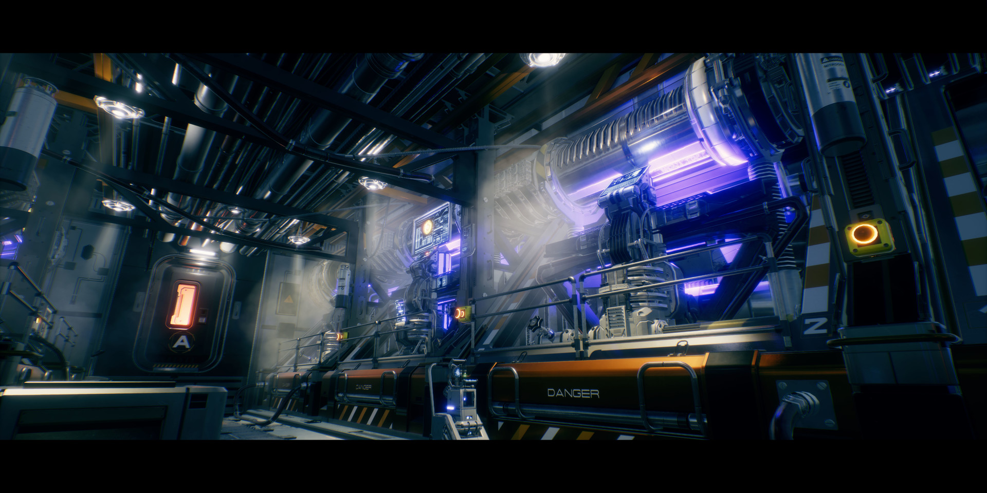 ArtStation - Sci-Fi Engine Room