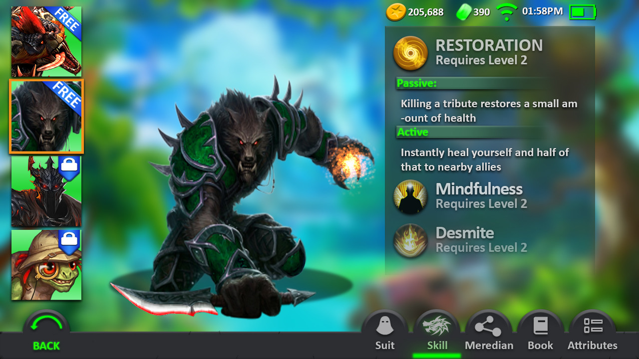 ArtStation - Beast Fighting Adventure Game UI