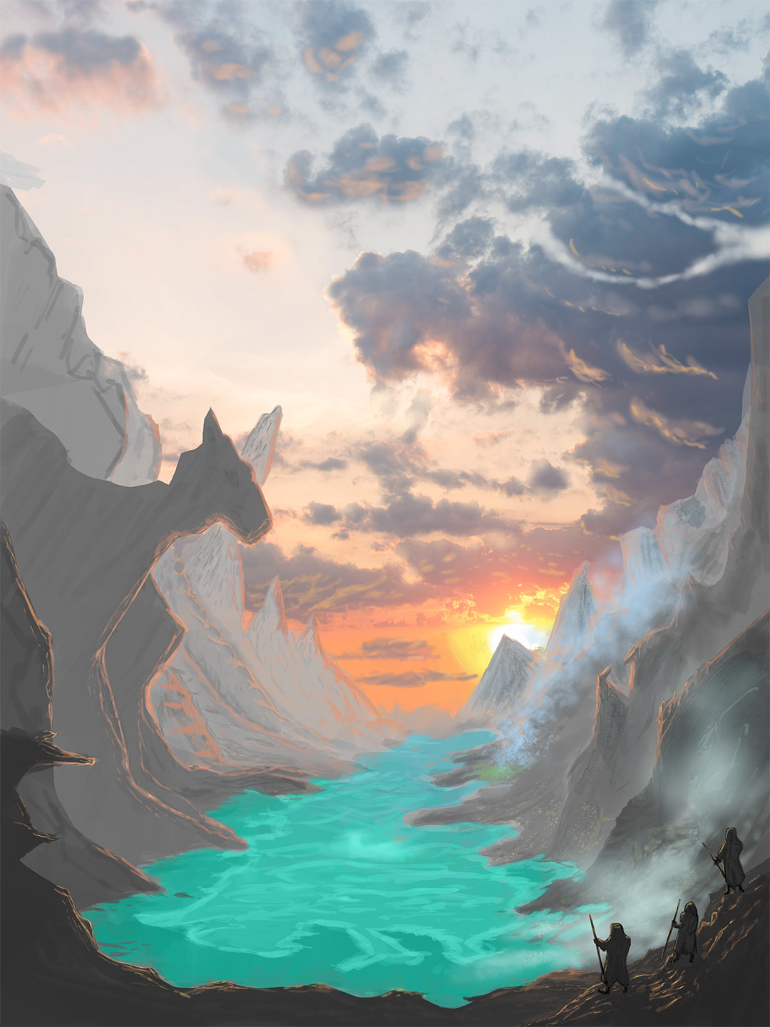 ArtStation - Dragon valley