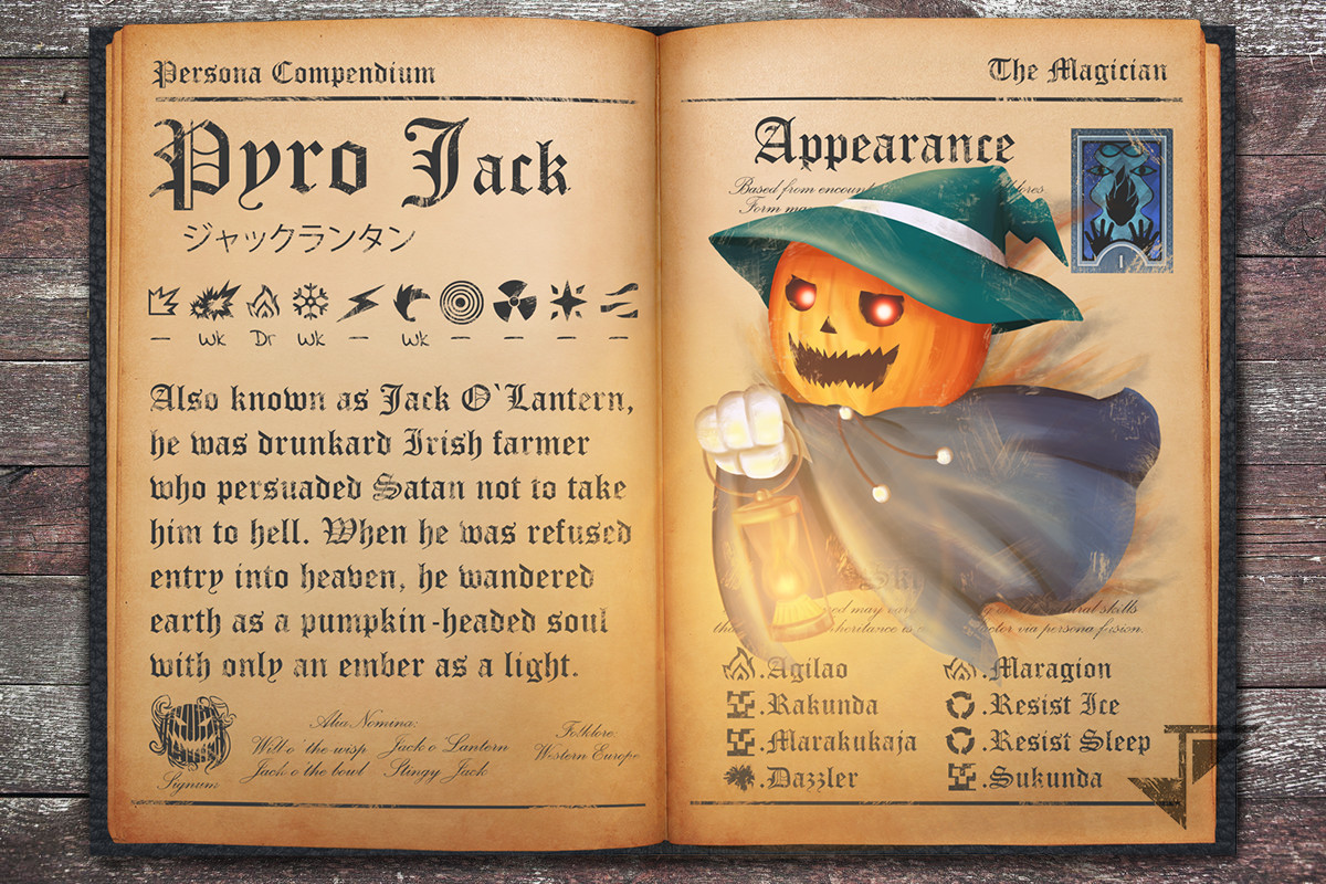 ArtStation - "Persona Compendium" - Pyro Jack