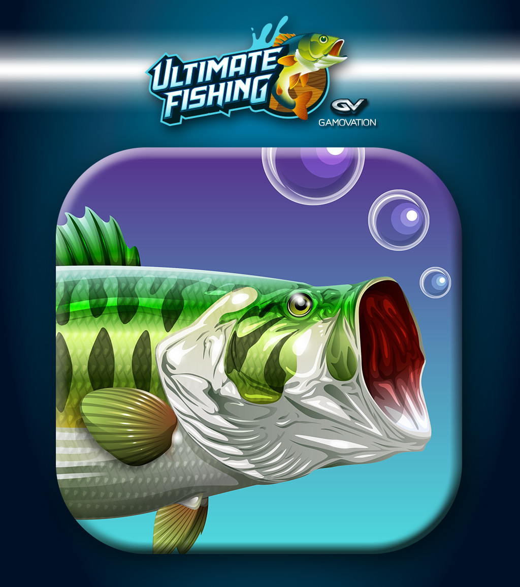 ArtStation - Ultimate Fishing - App Icon (Unused) 2