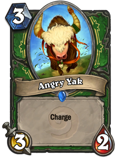 ArtStation - Angry Yak (Hearthstone fanart)