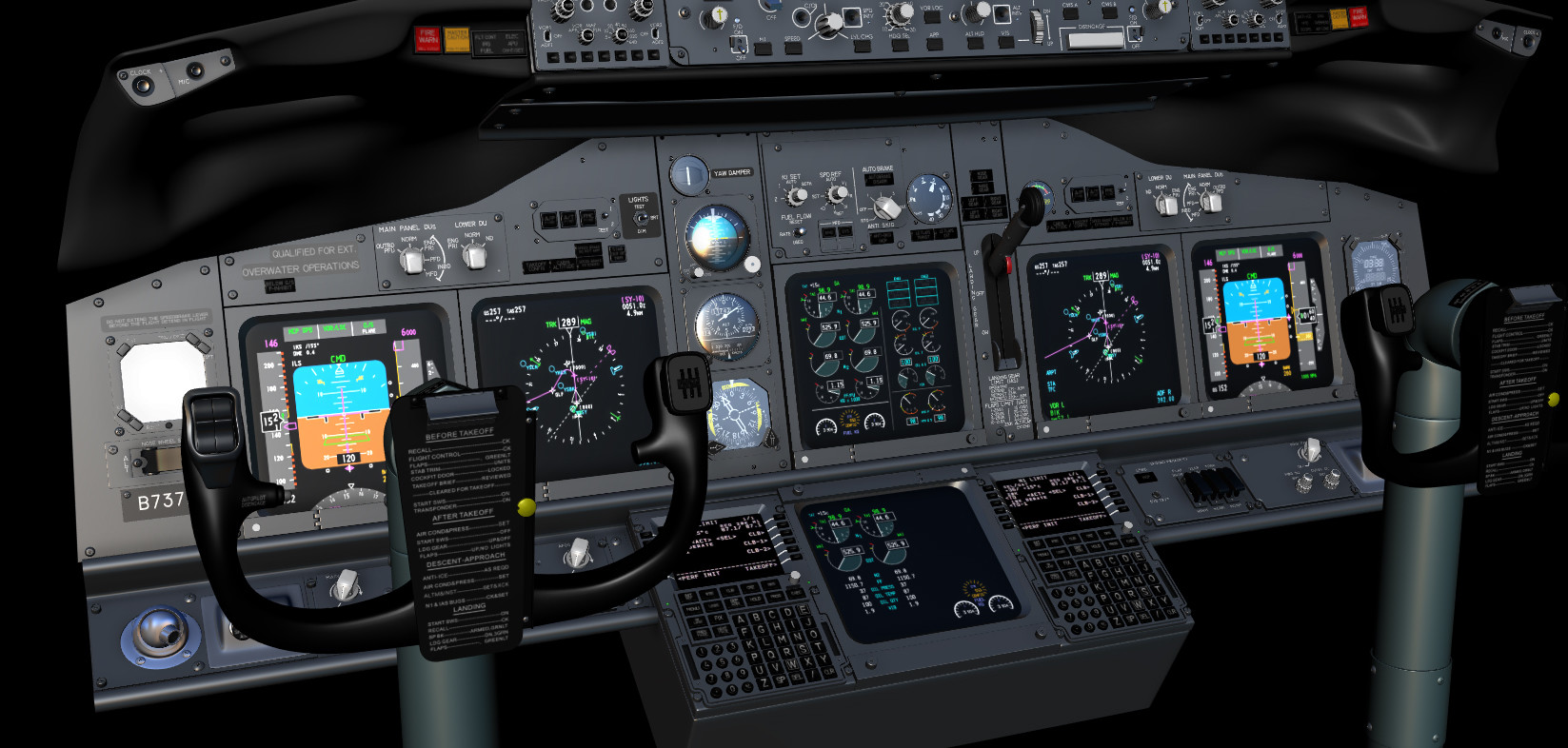 Boeing 737 800 Cockpit