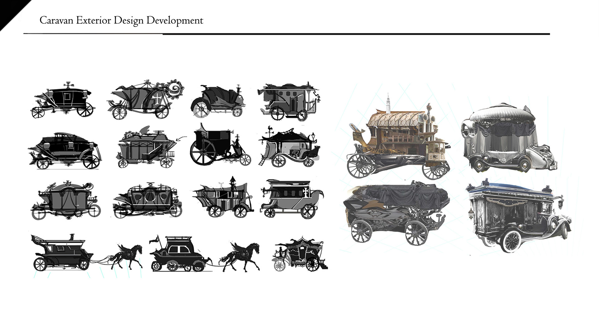 ArtStation - Caravan design development