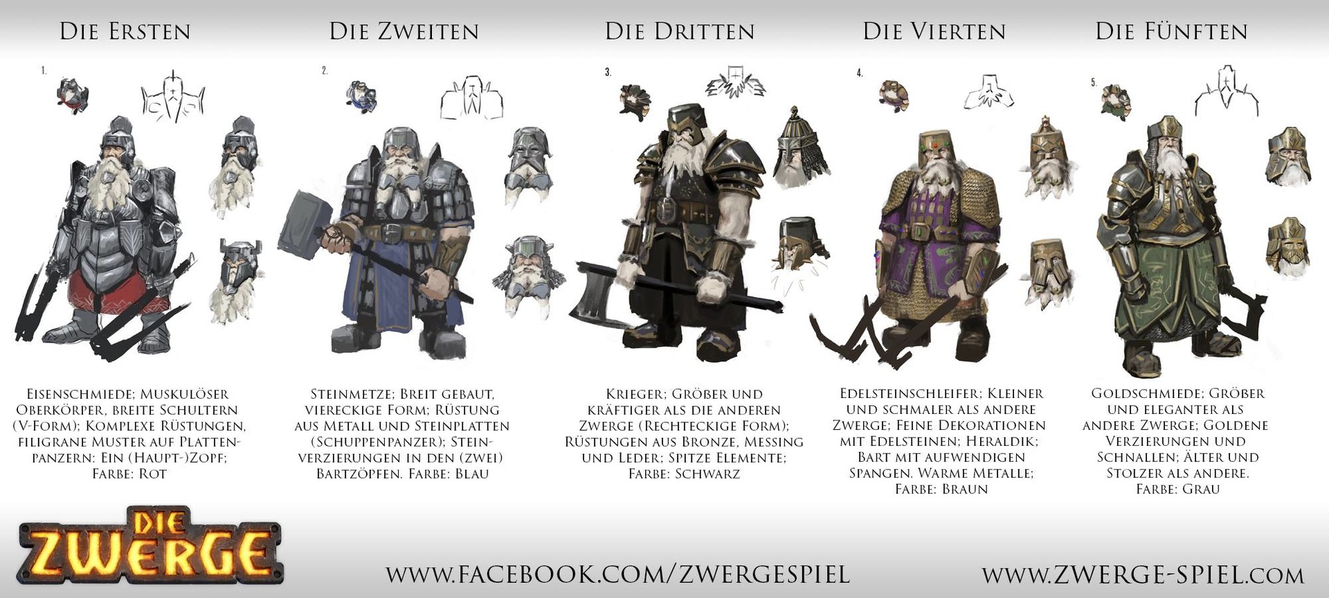 ArtStation - The Dwarves Characters