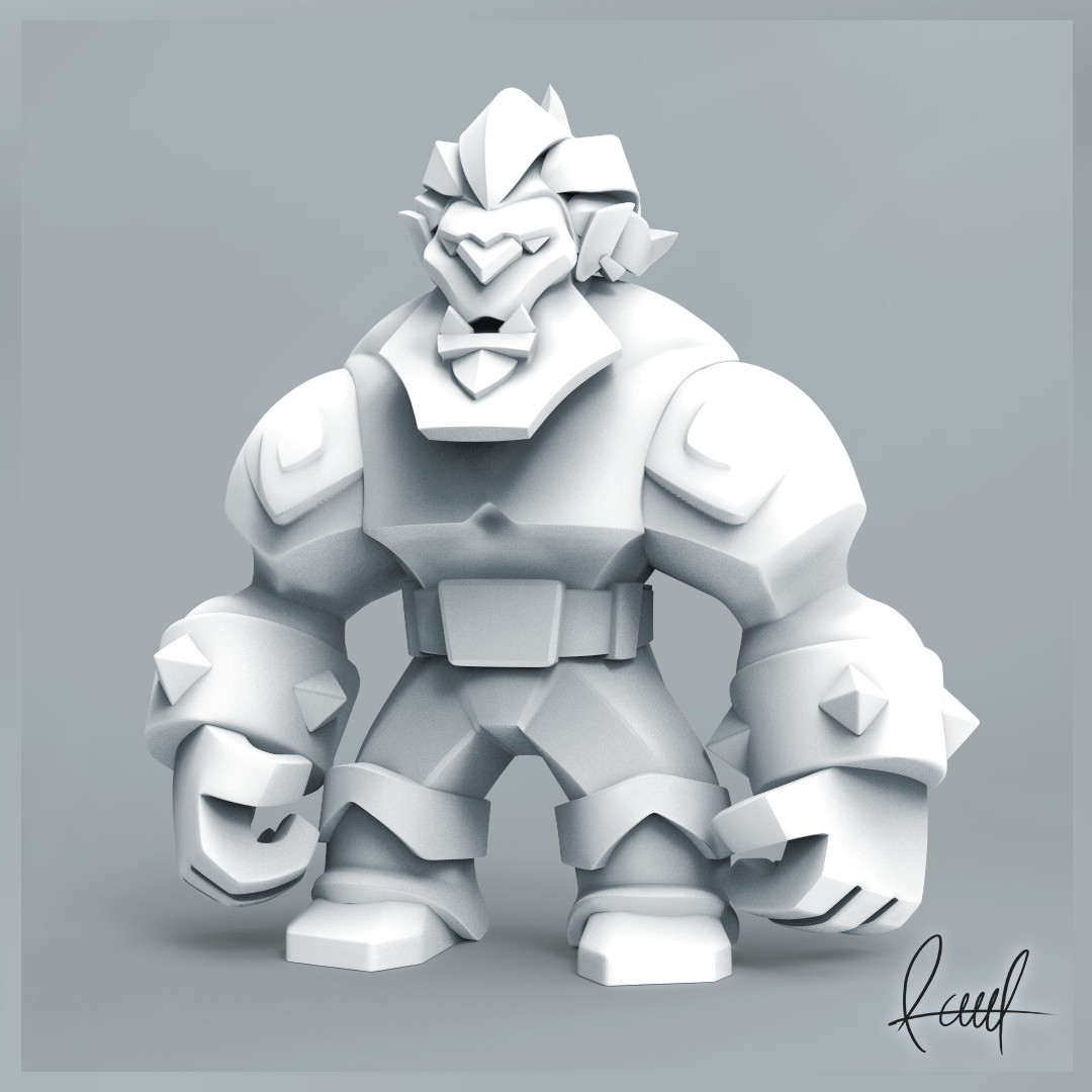 ArtStation - Red Ork. White