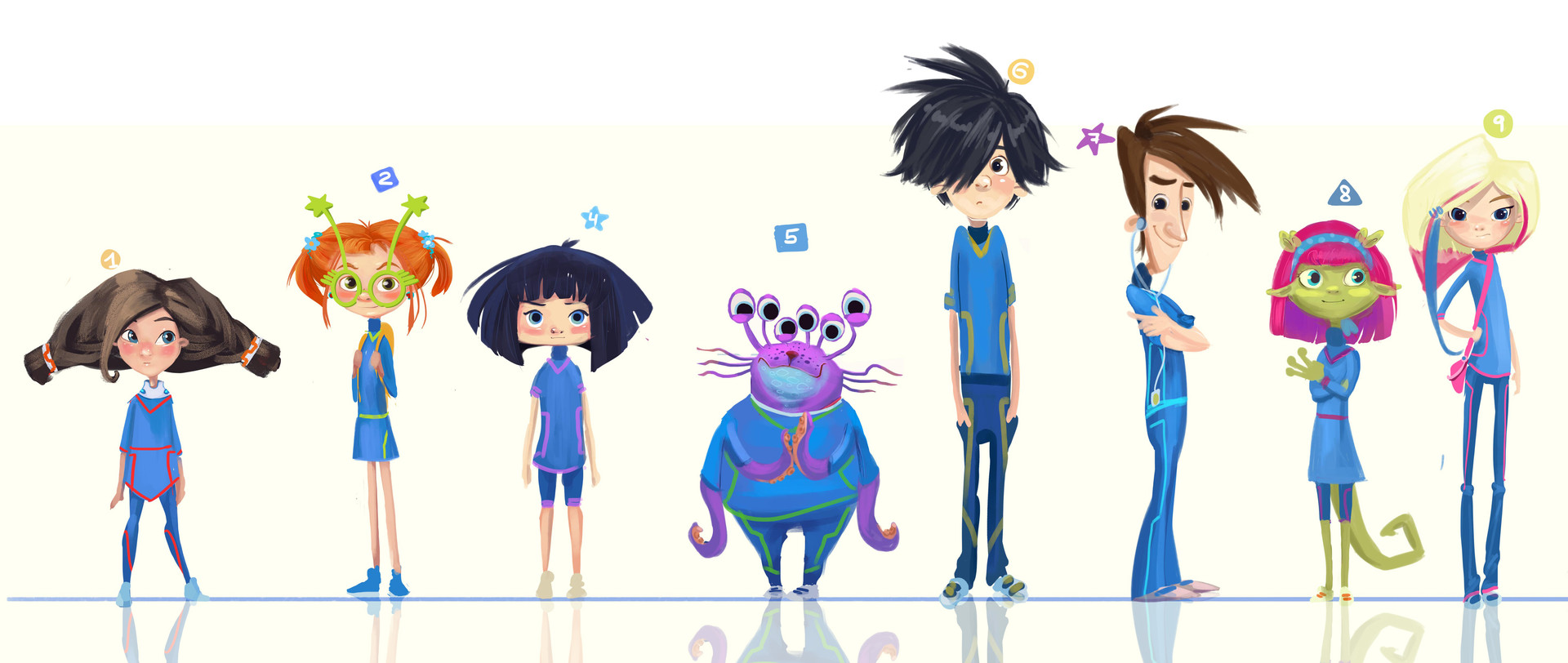 ArtStation - Characters for animation project