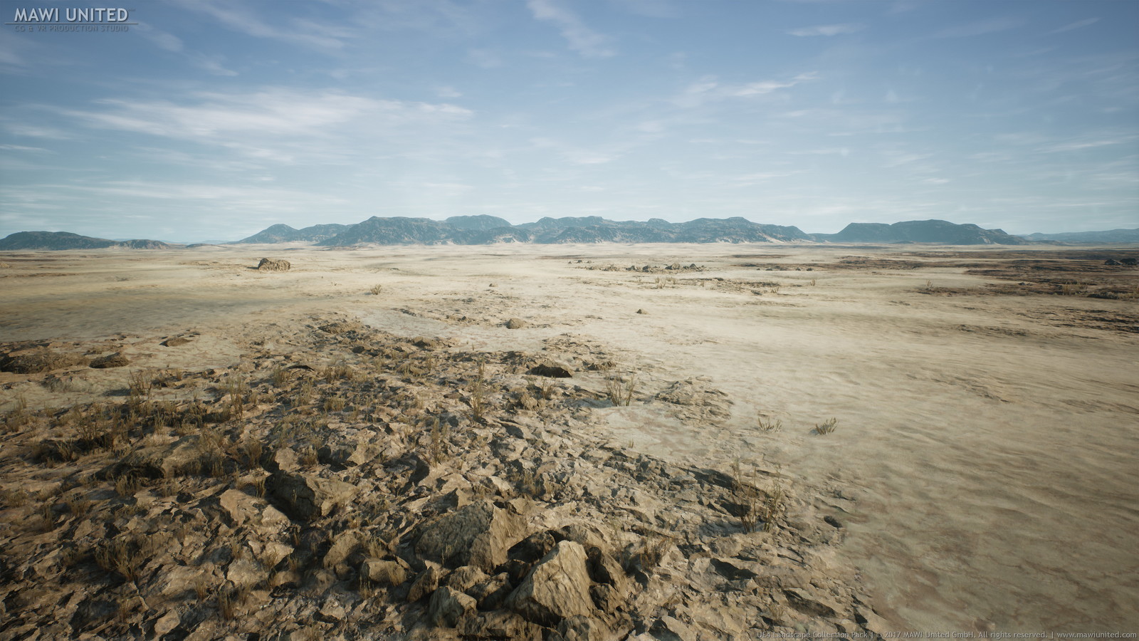 MAWI United - UE4 Lava Desert Landscape