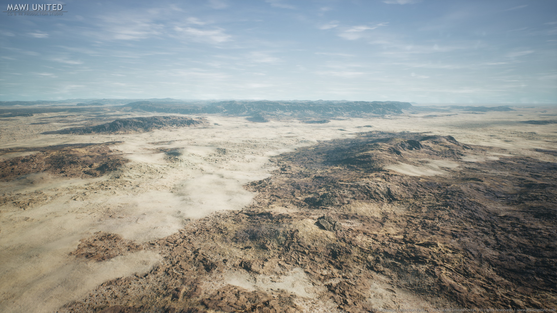 MAWI United - UE4 Lava Desert Landscape