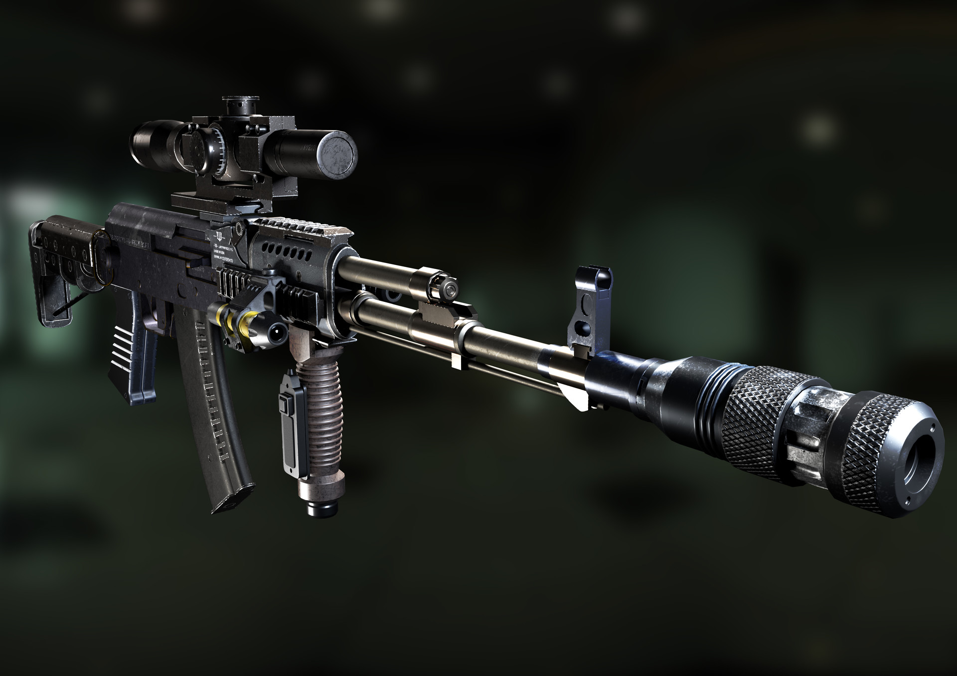 ArtStation - Ak 337 Modular Rifle