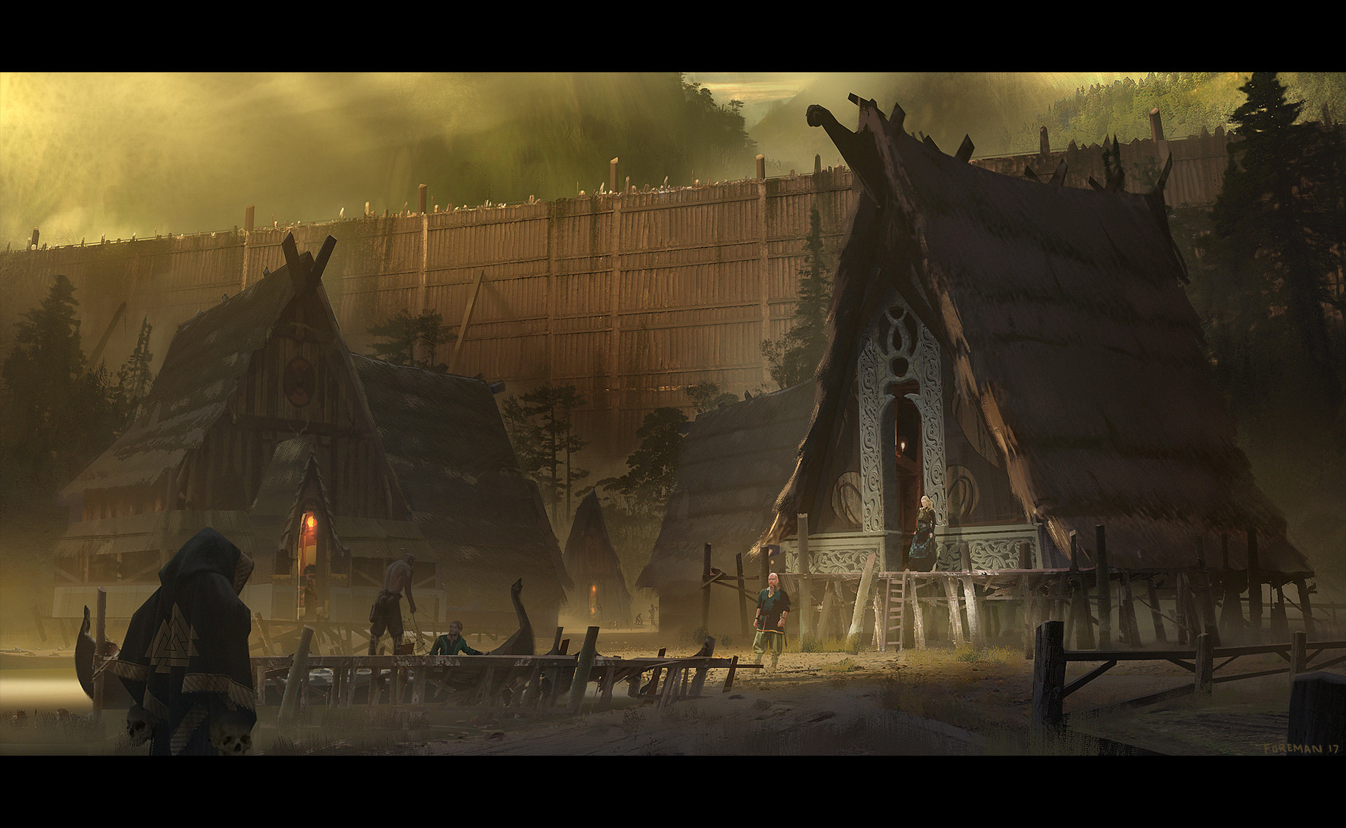 A faceless man approaches. by Cody Foreman : r/ImaginaryLandscapes