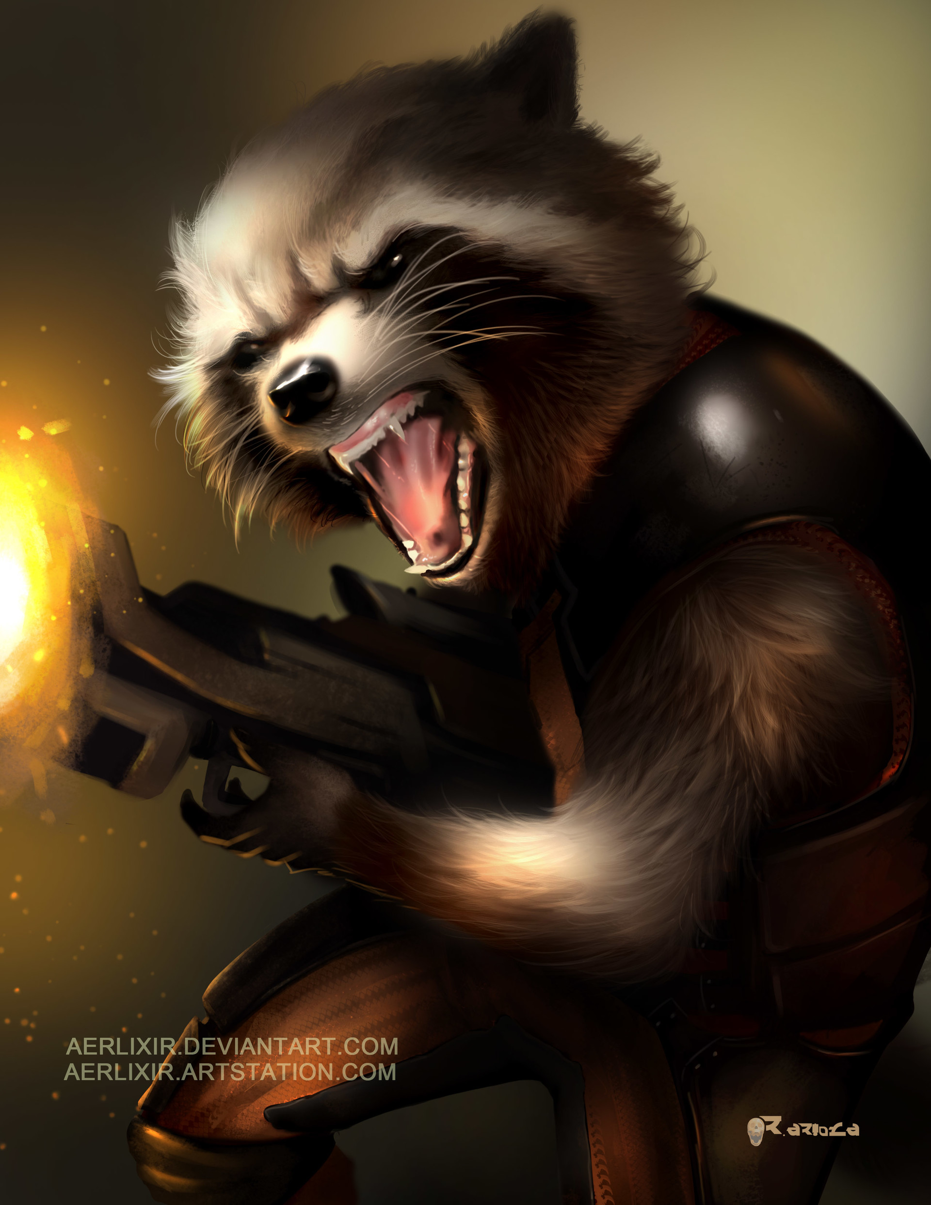 ArtStation - Rocket Raccoon