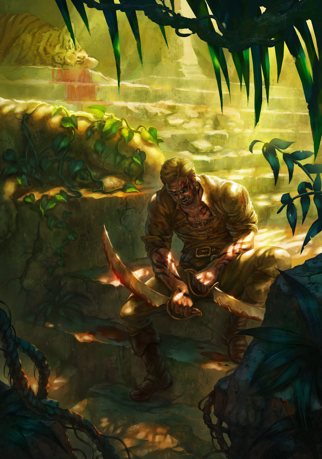 ArtStation - Find yourself another Mortal Sword, Trake!