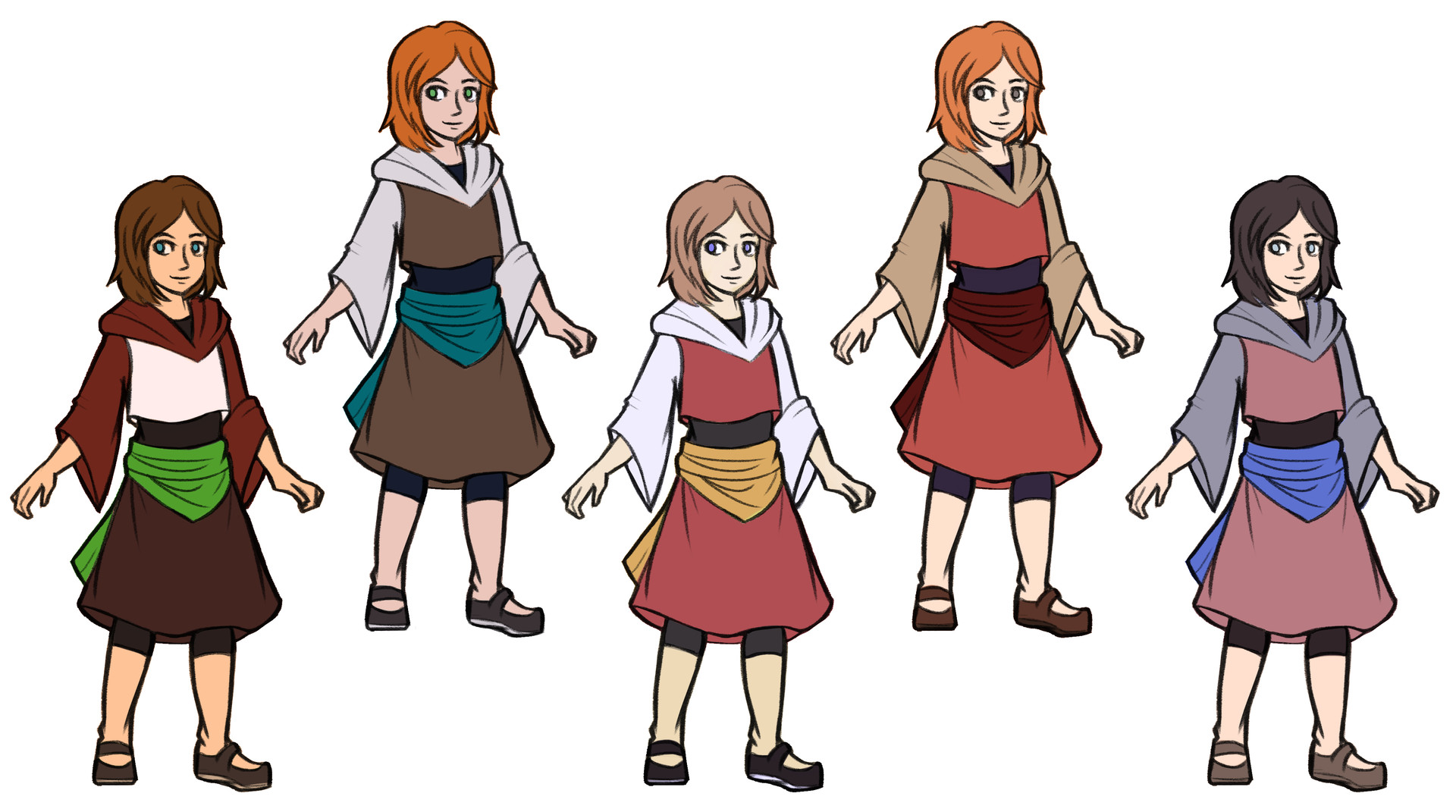 Nadiah Najib - Gracia, the Child Villager Concept Art