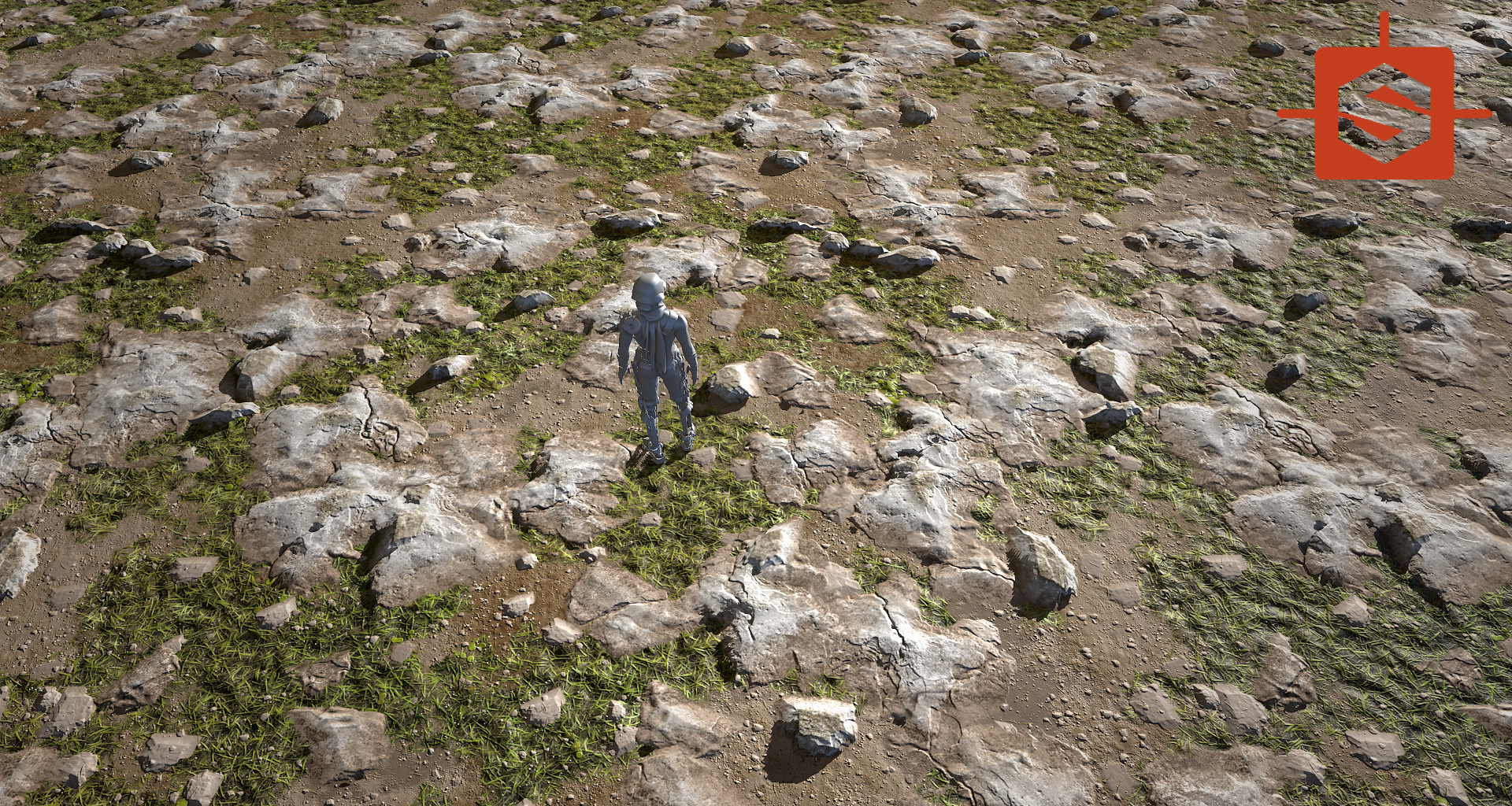 Dan Doherty - Rocky Grass and Dirt - Substance Designer