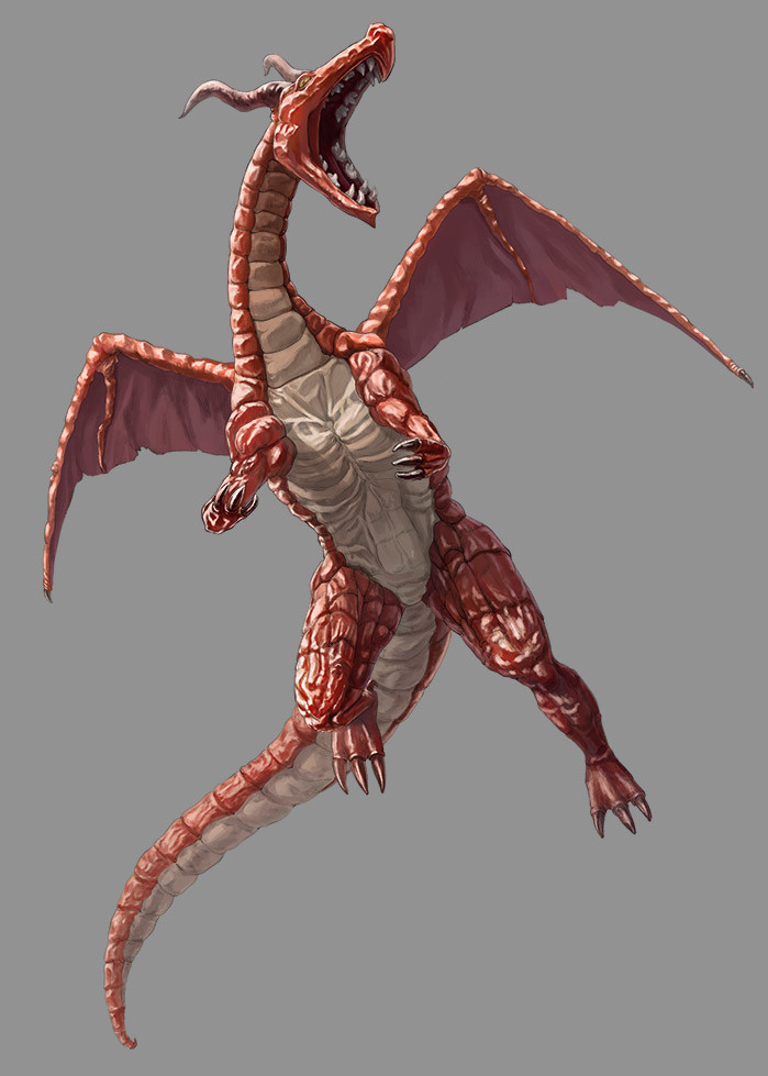 ArtStation - red dragon