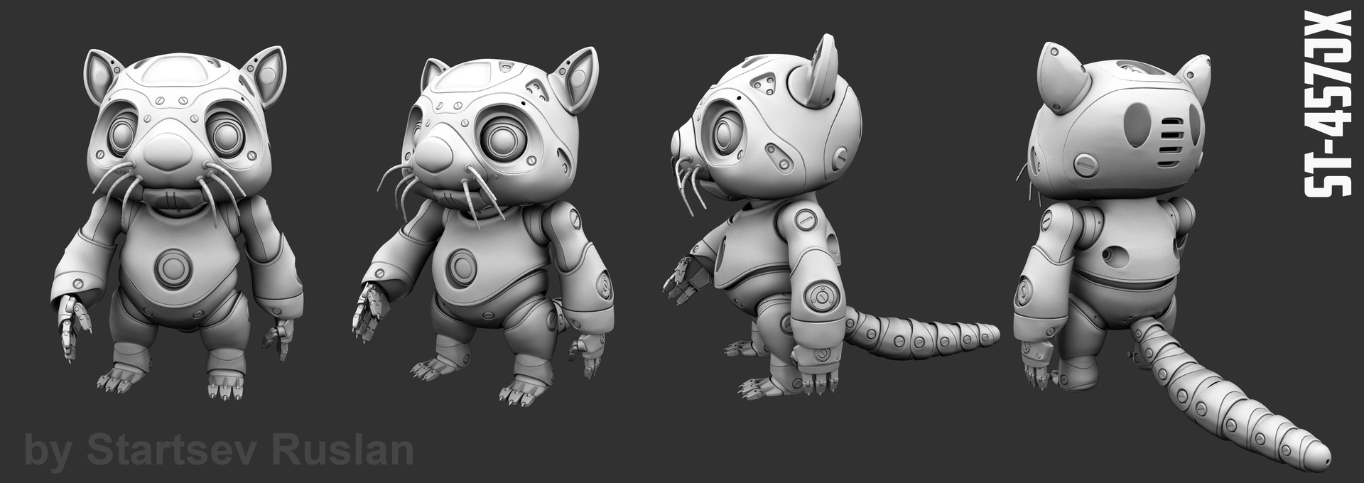 ArtStation - cat robot