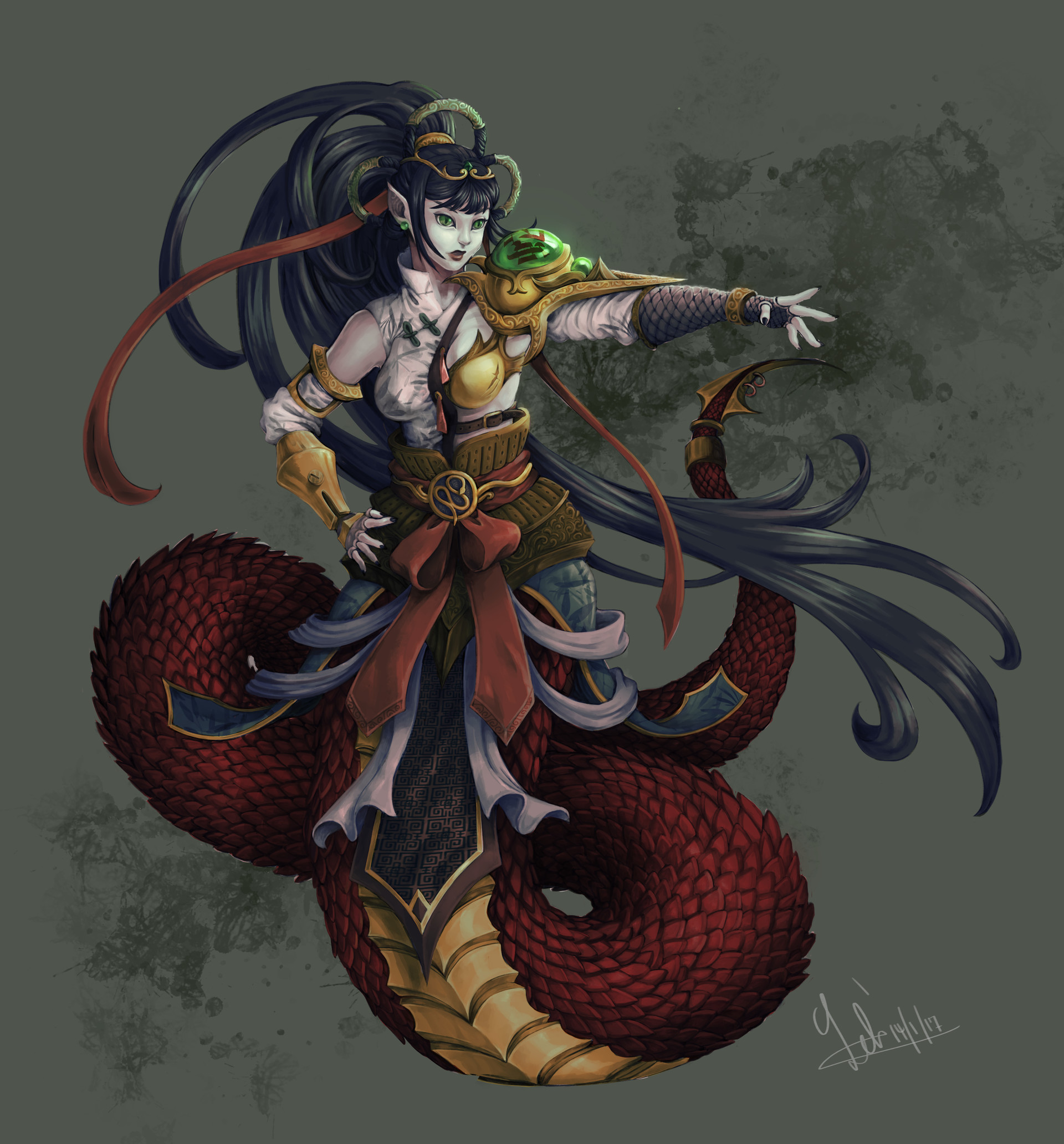 ArtStation - Serpent Woman