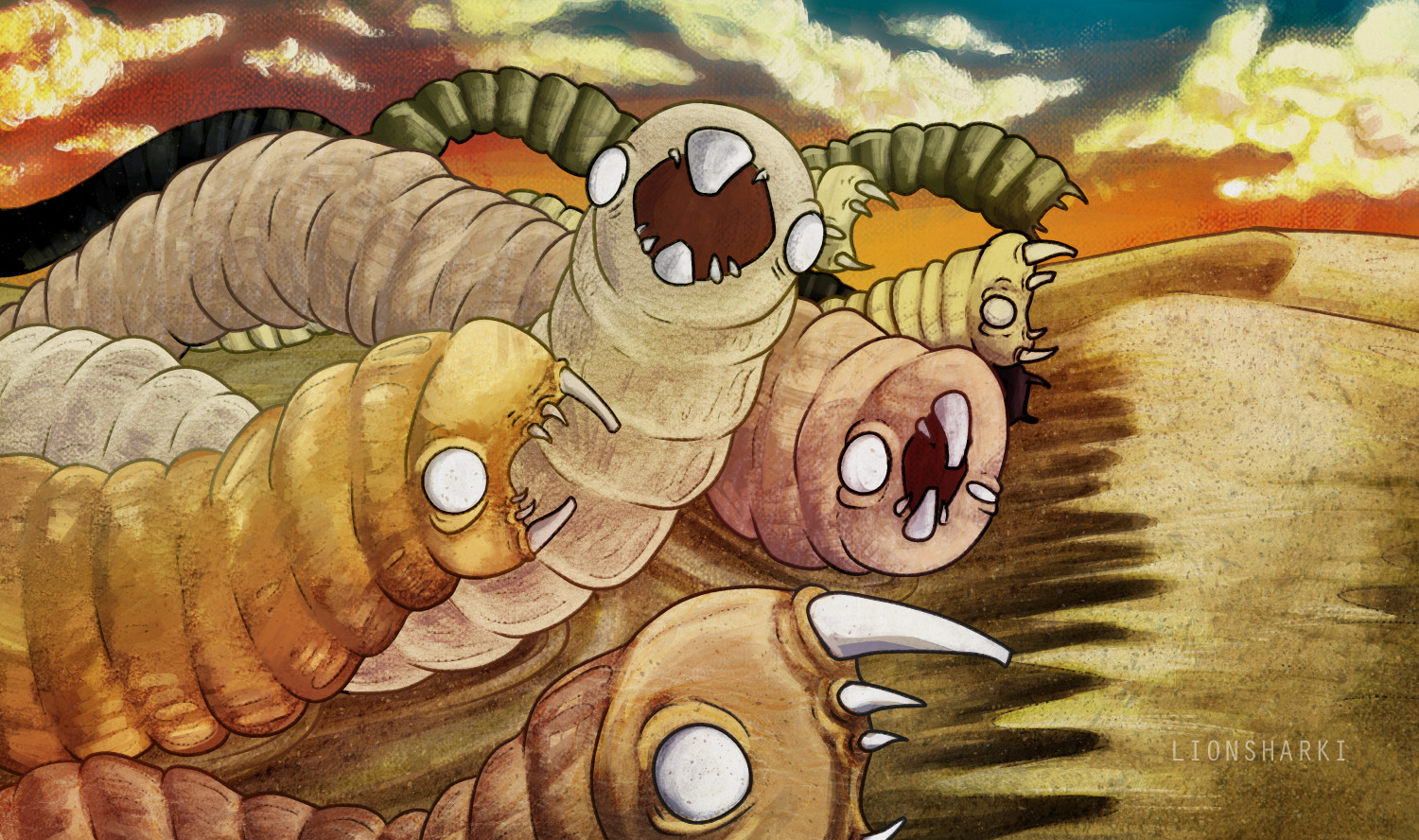 ArtStation - Wurm Swarm