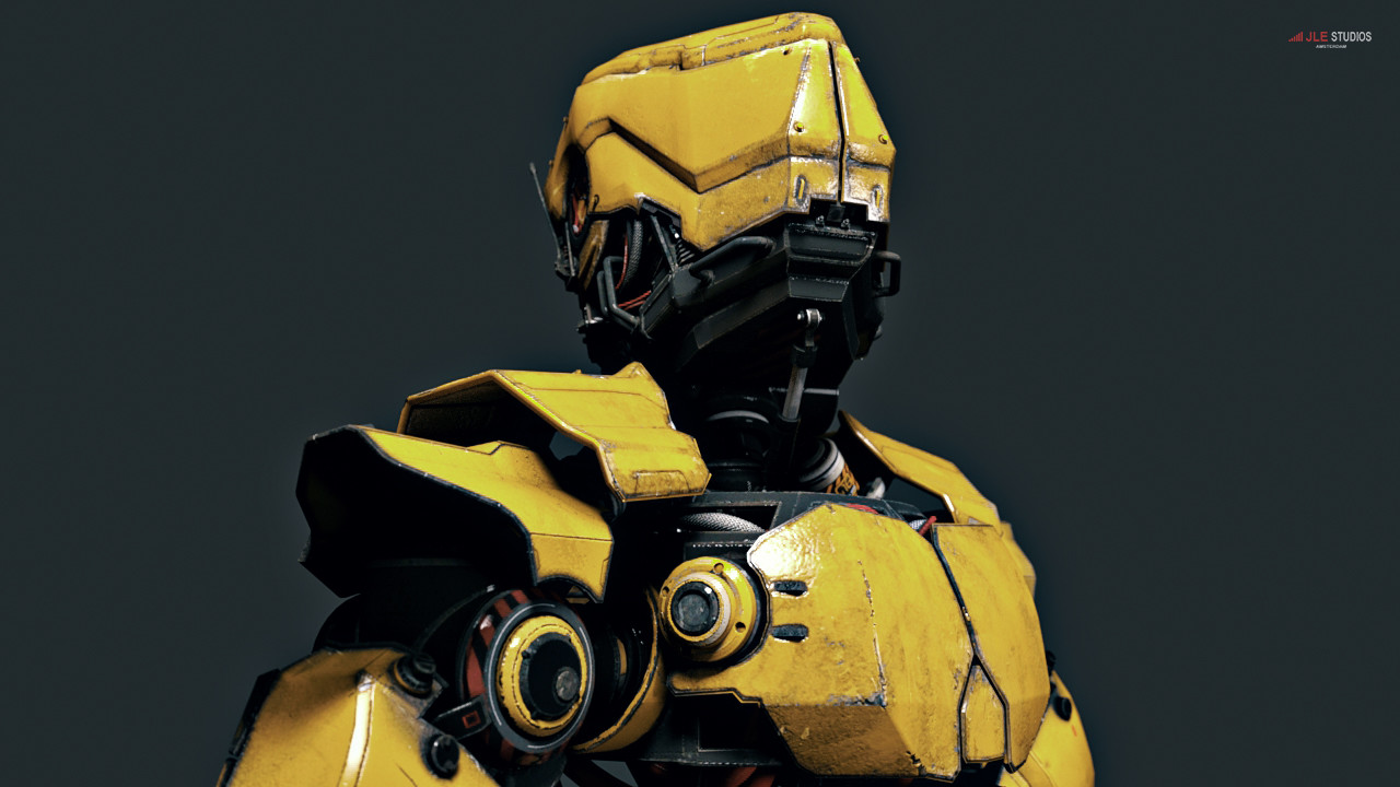 JLE Studios / i-U Asset Studios - Cyborg - B3D 2.80 Eevee