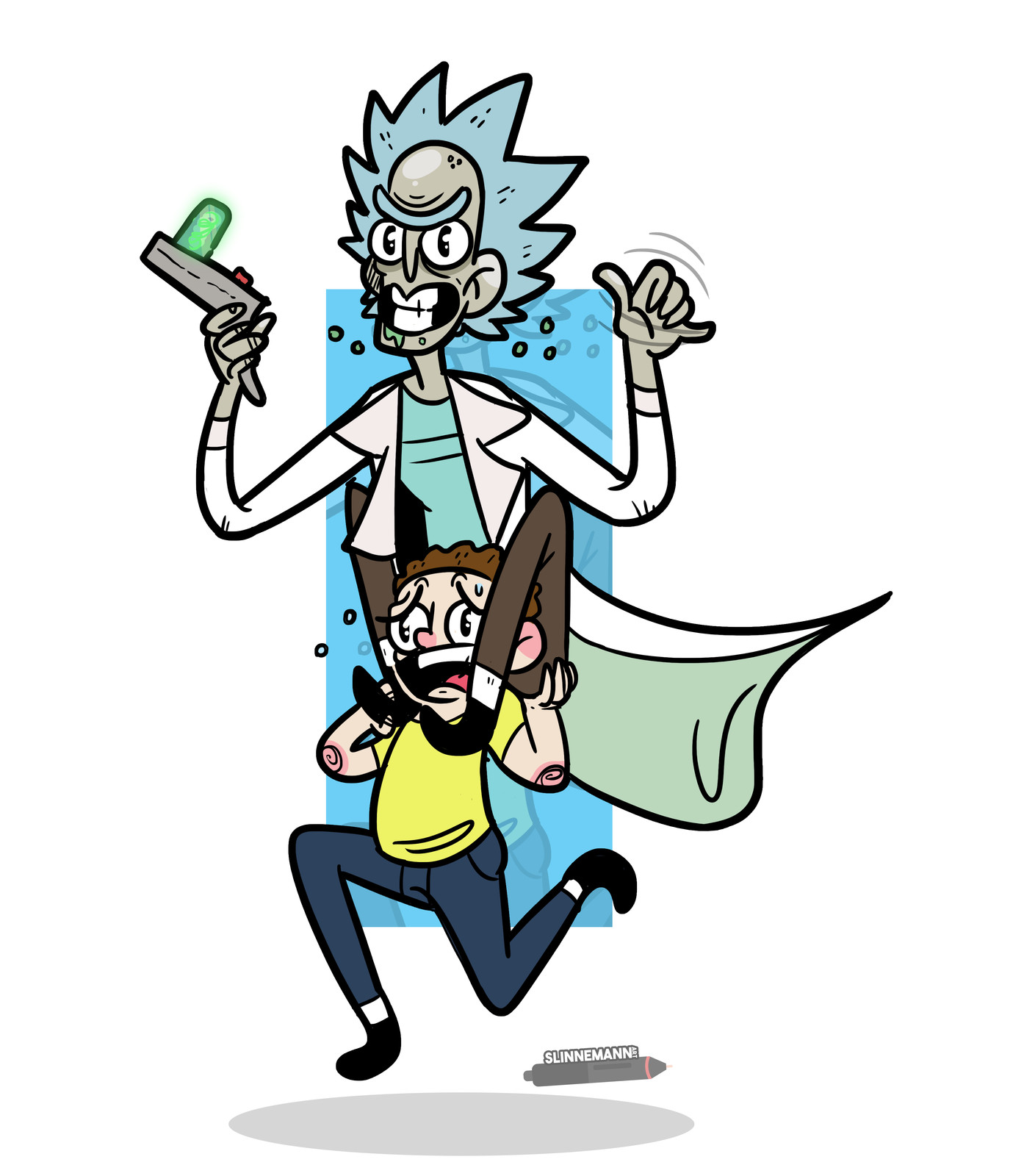 Søs Linnemann - Rick and Morty fanart #1