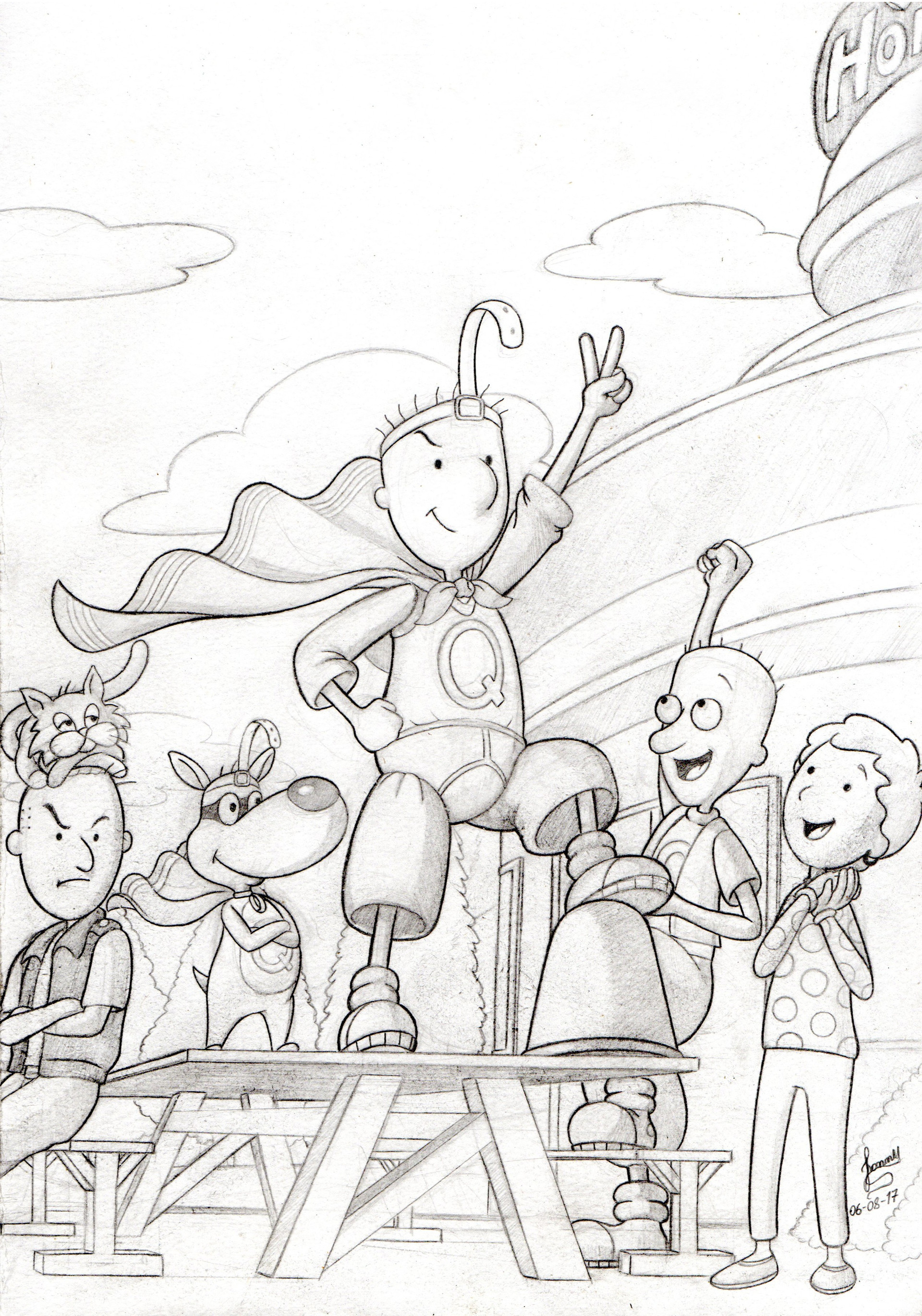doug cartoon coloring pages