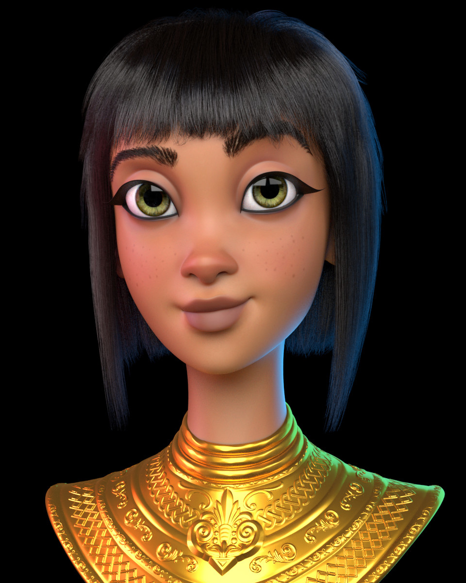 ArtStation - Cartoon Egypt princess