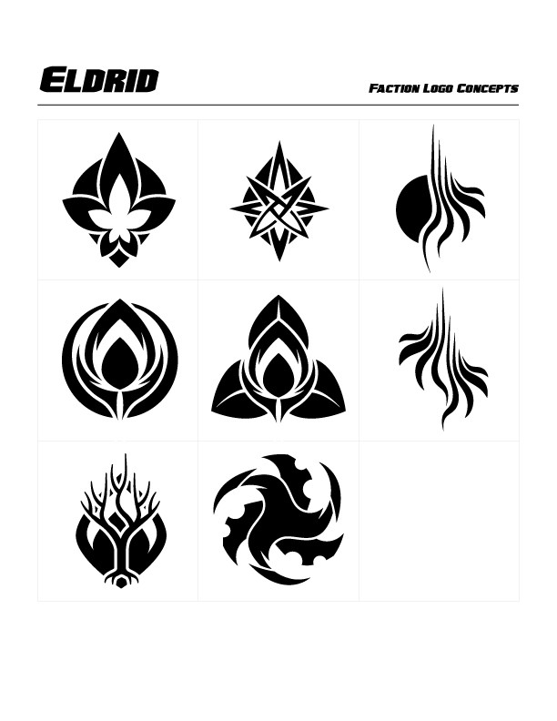 Michael Paskar - Battleborn UI - Faction Logo Concepts