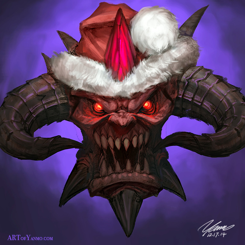ArtStation - Santa Diablo fan art