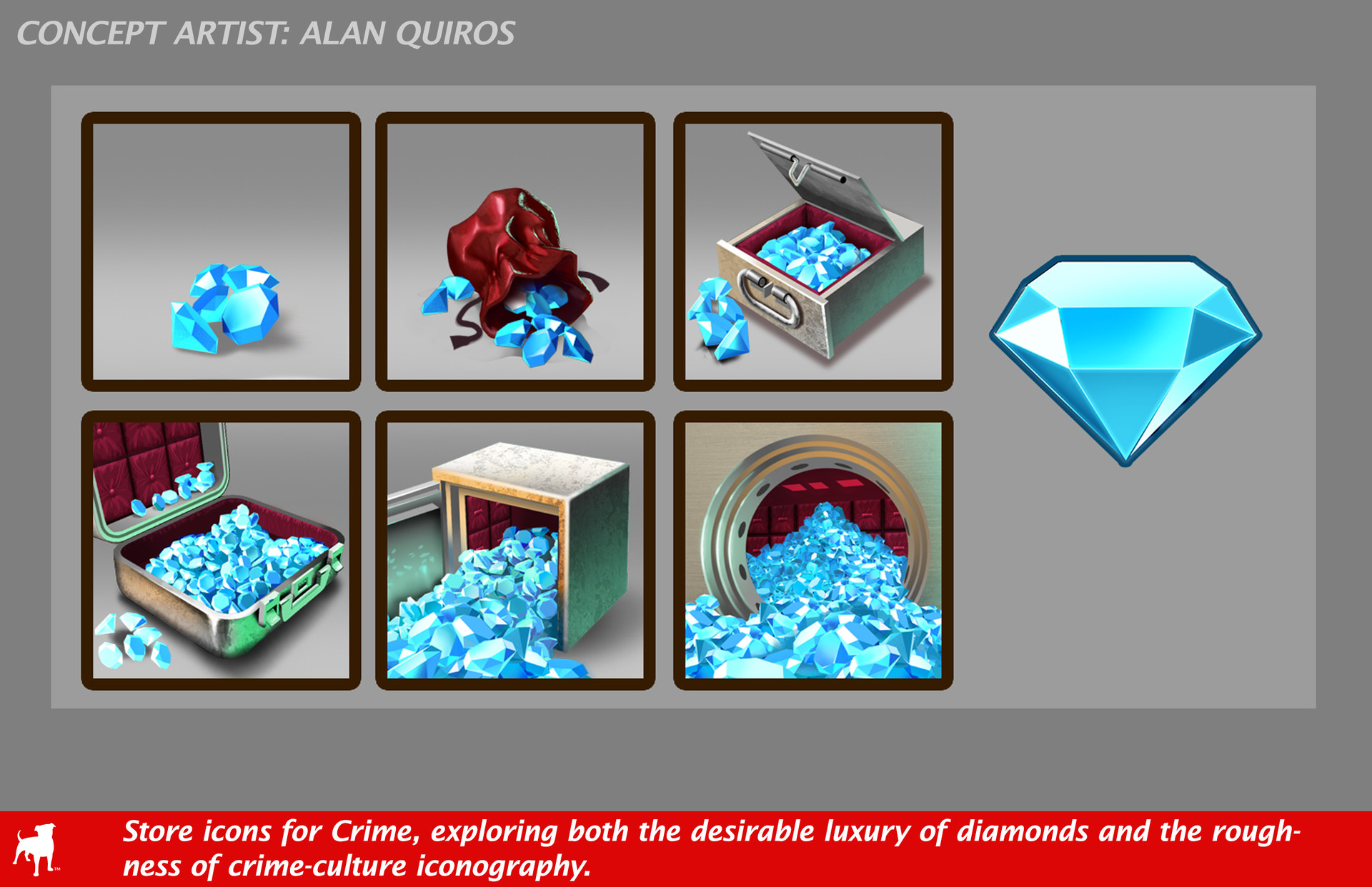 ArtStation - Diamond Icons