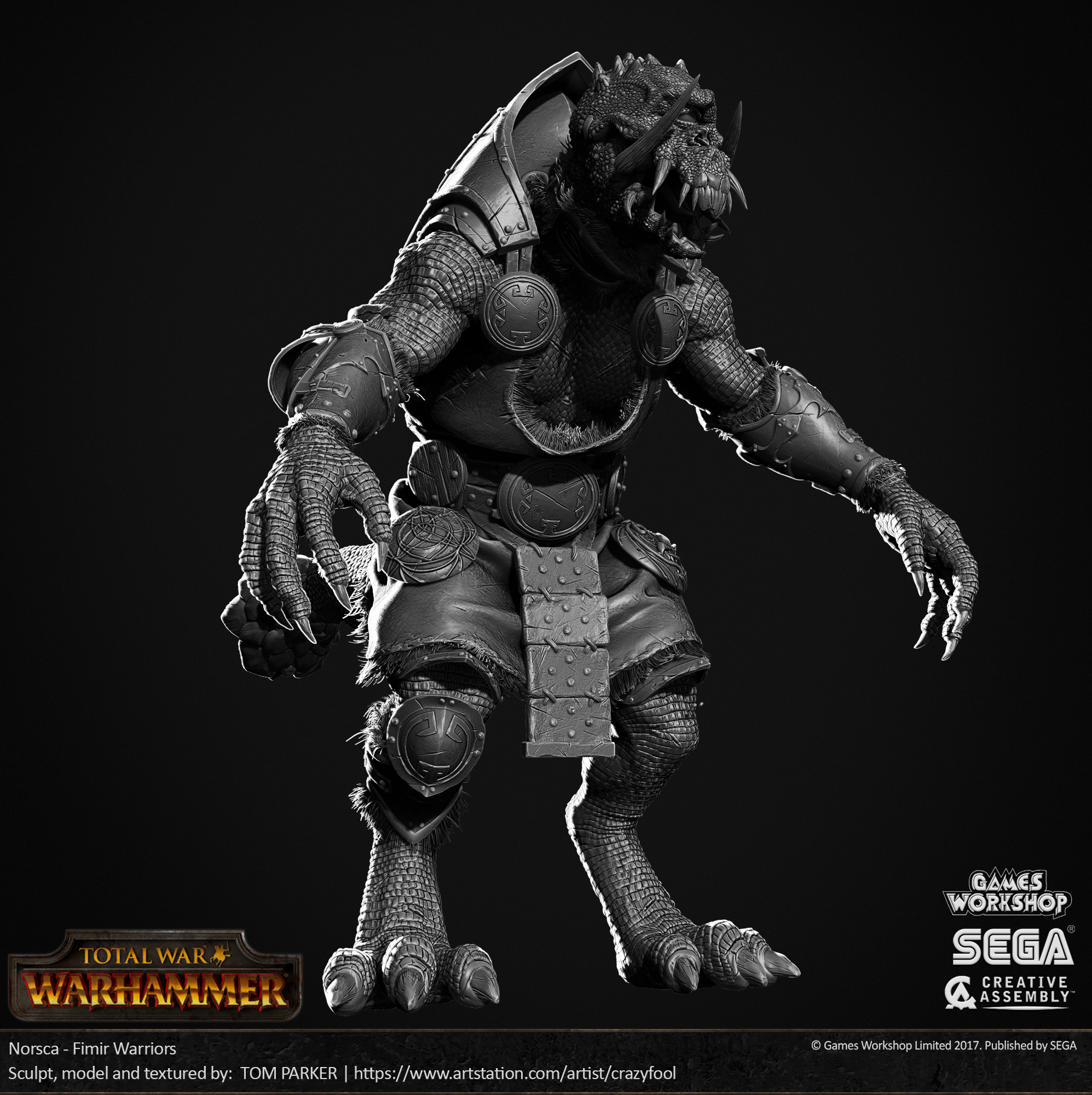 Tom Parker - Total War Warhammer - Norsca DLC - Fimir Warriors