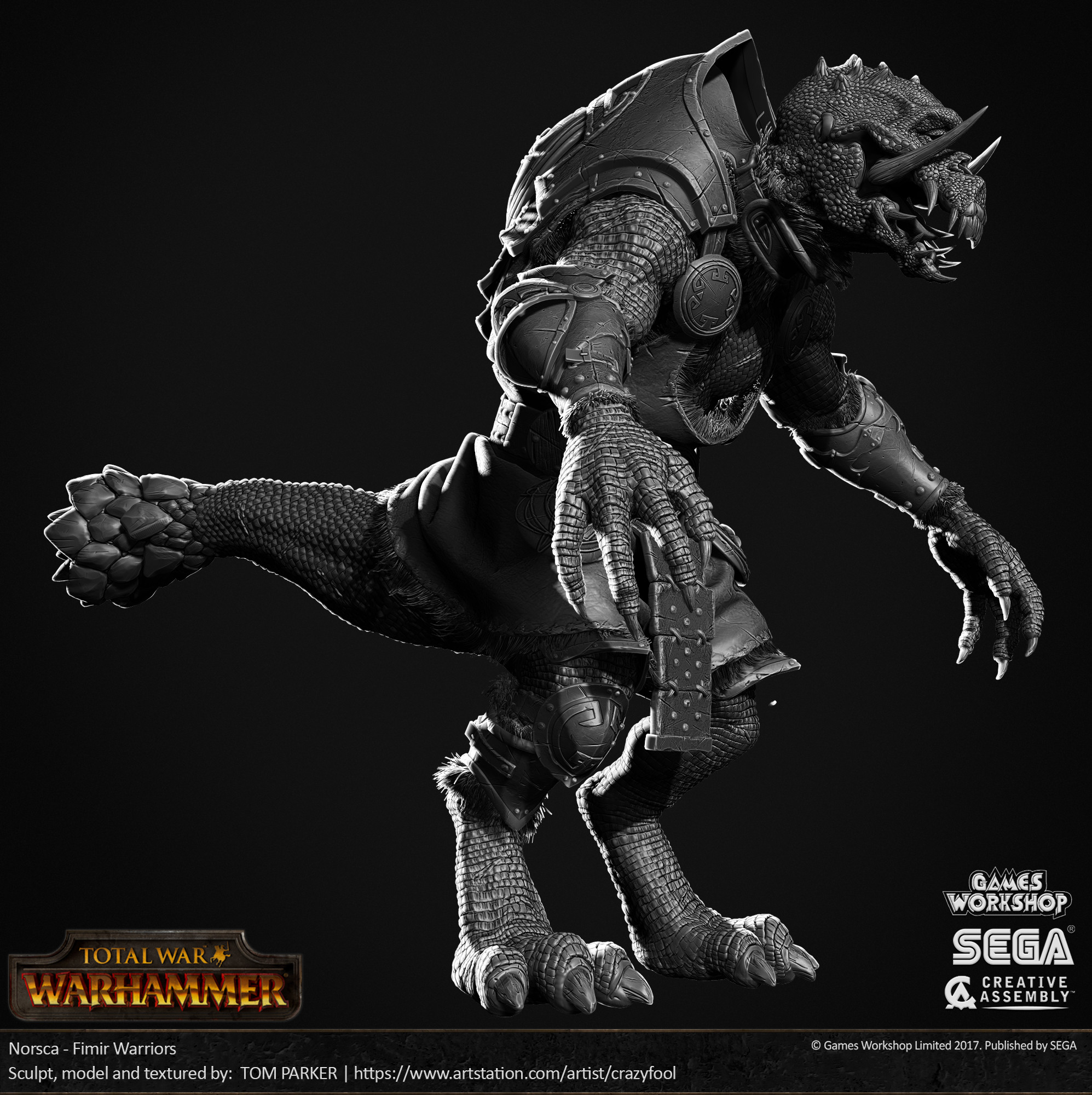 Tom Parker - Total War Warhammer - Norsca DLC - Fimir Warriors